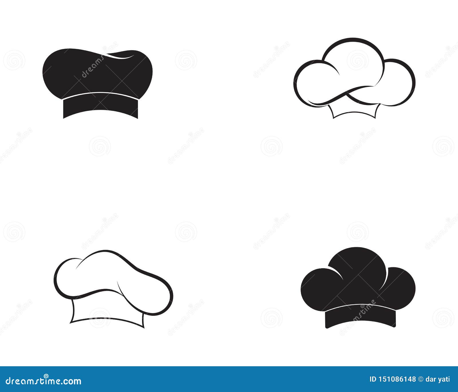 Chef Hat Logo and Symbols Black Color Stock Illustration - Illustration ... Chef Hat Logo and Symbols Black Color Stock Illustration - Illustration ...