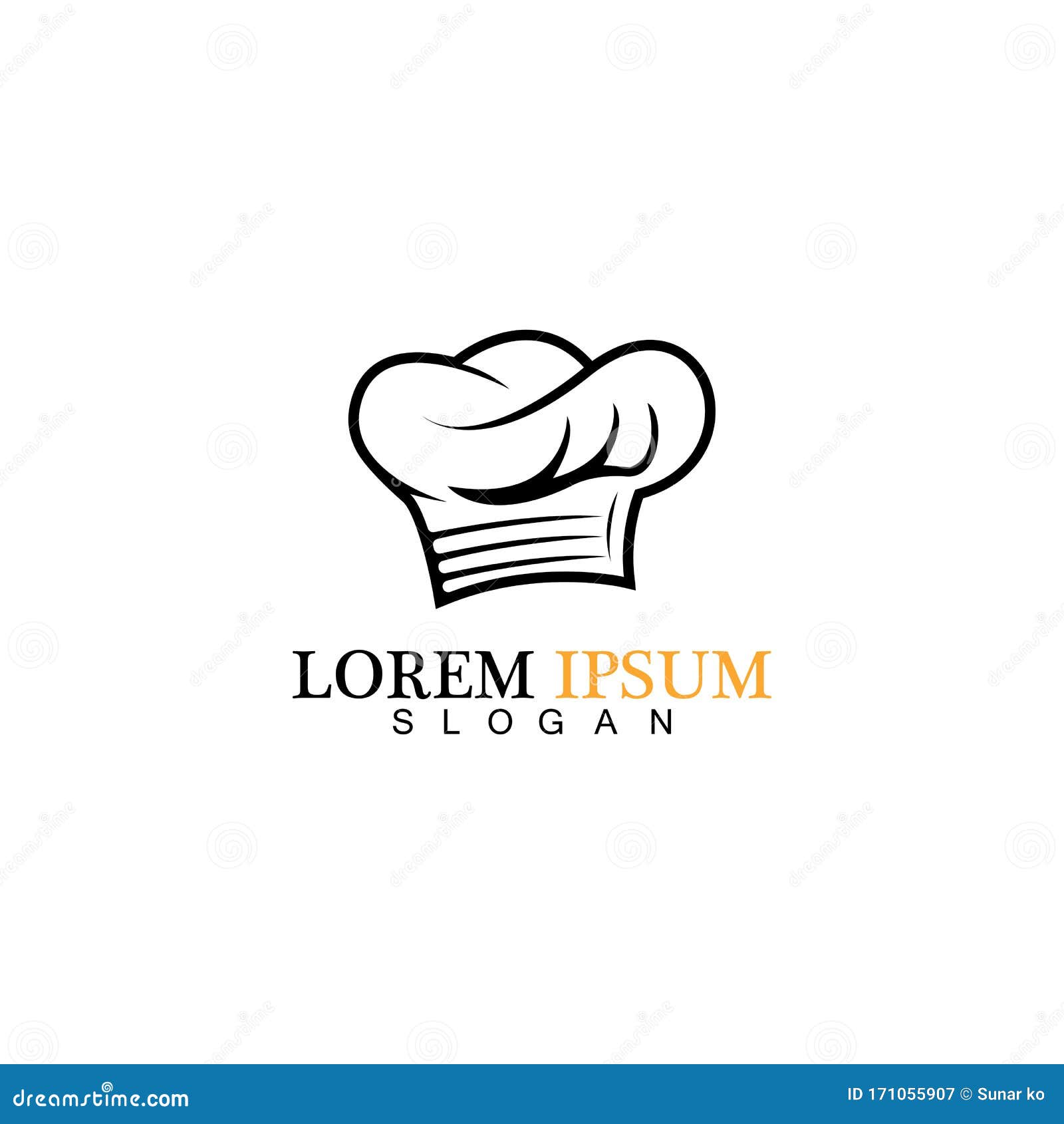 Chef Hat Logo Vector Design Template Stock Vector - Illustration of ...