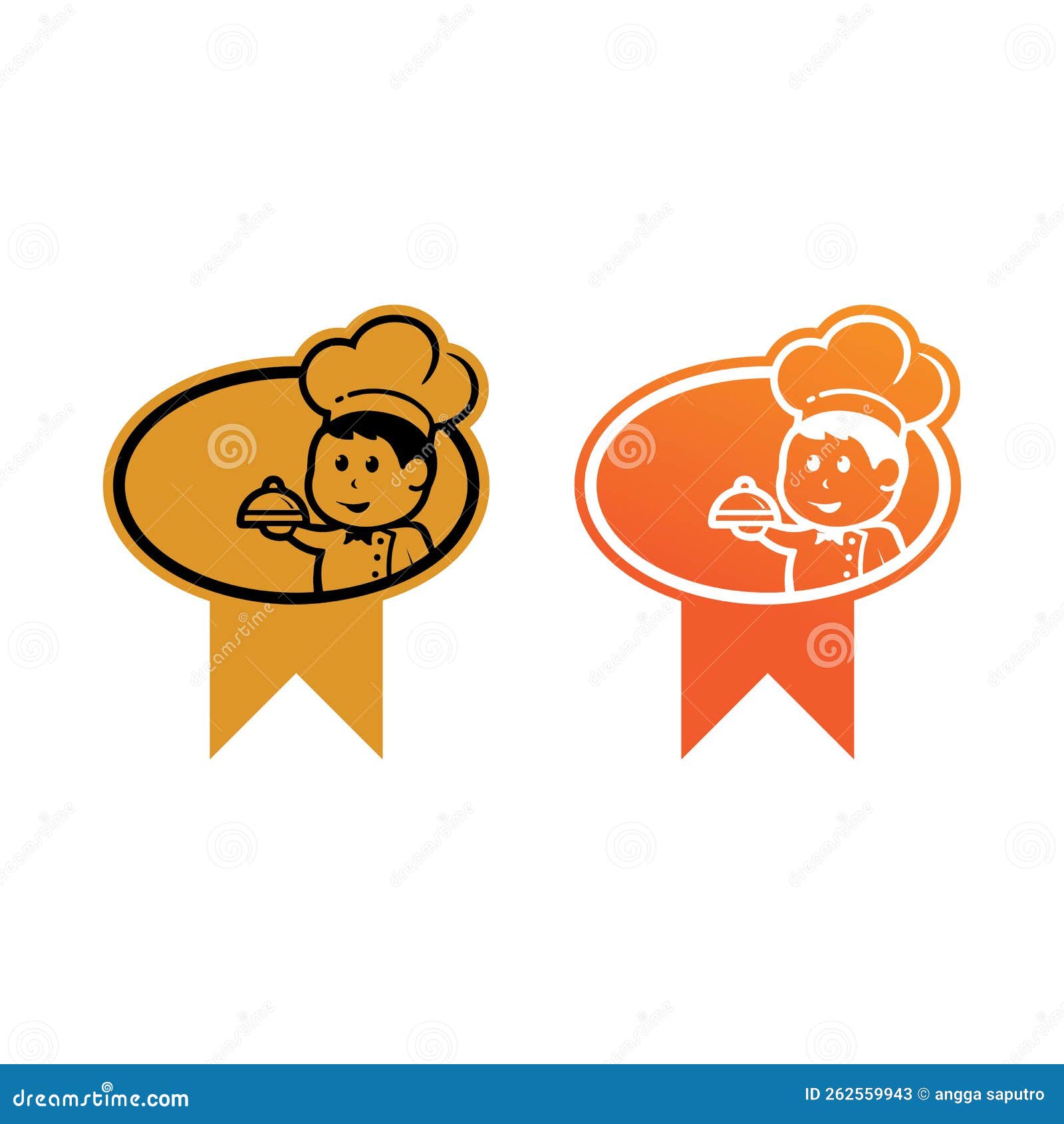 Chef Hat Logo Vector Design Template Stock Illustration - Illustration ...