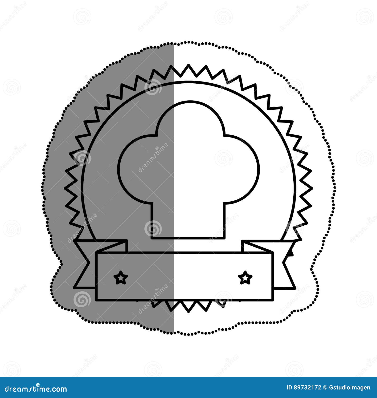 Chef hat menu restaurant stock vector. Illustration of cover - 89732172