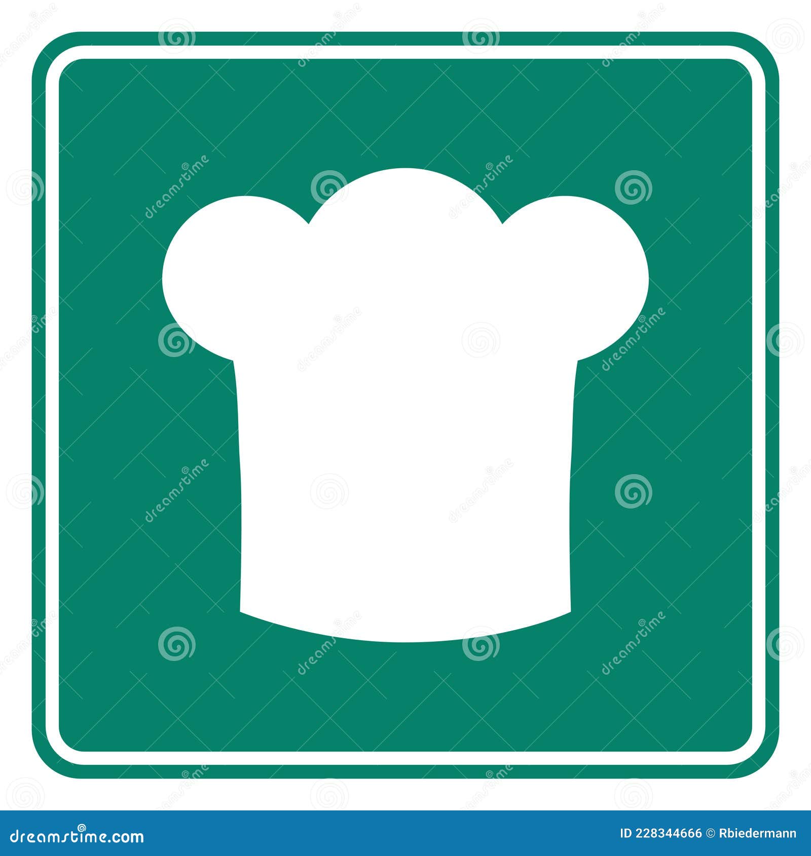 Chef hat and road sign stock vector. Illustration of chefs - 228344666