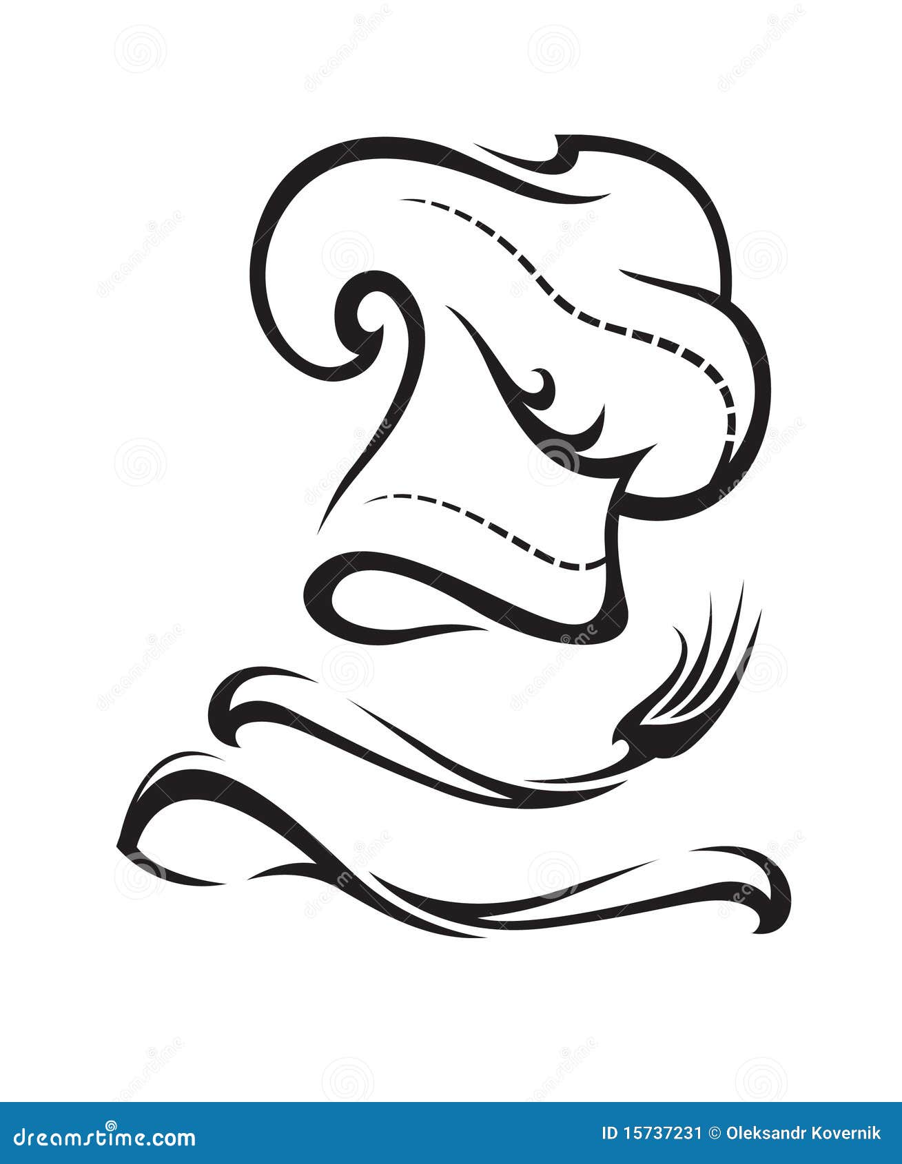 Chef Hat with Spoon and Fork Stock Vector - Illustration of sign, cook ...