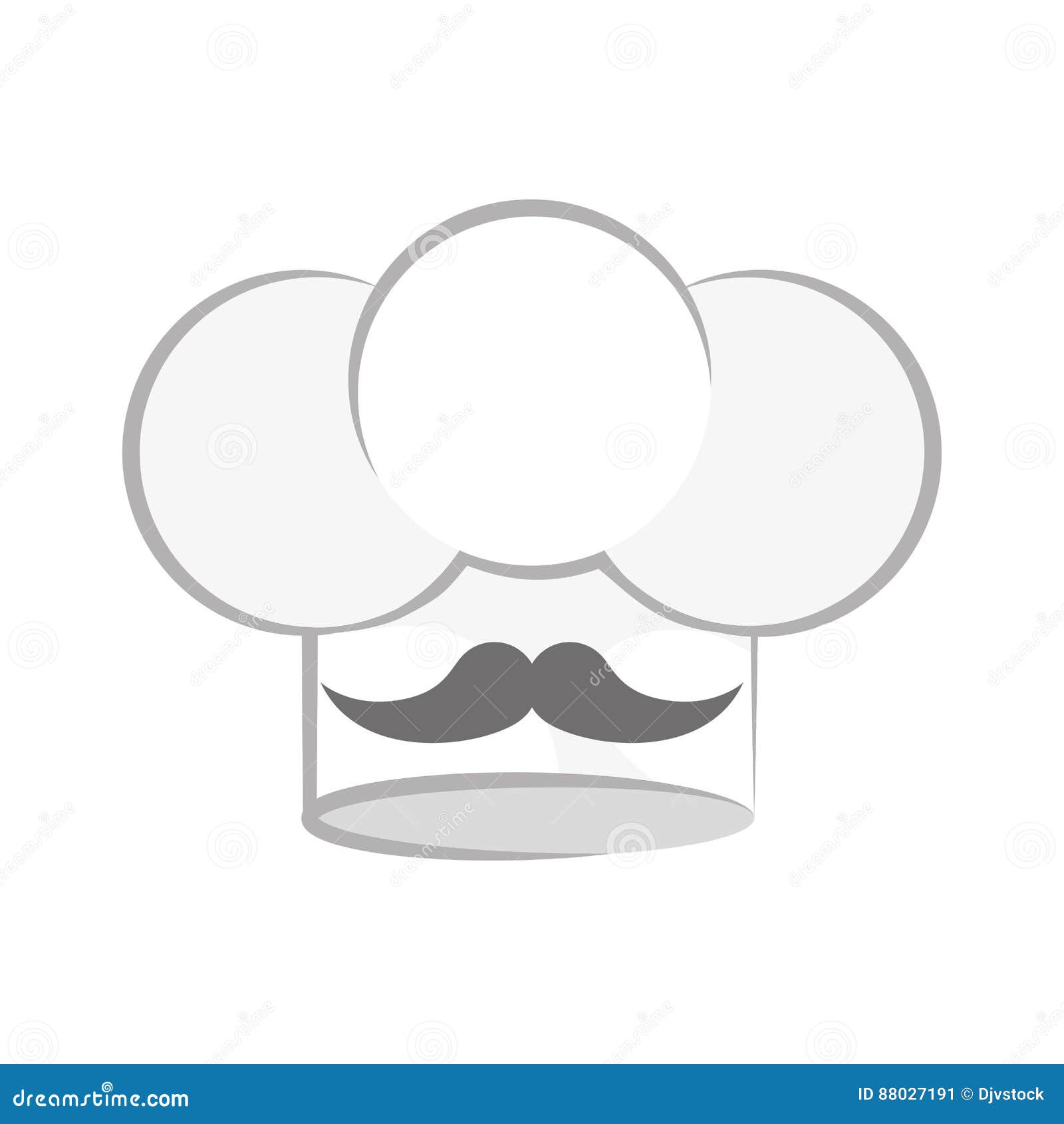 Chef hat symbol stock illustration. Illustration of cuisine - 88027191