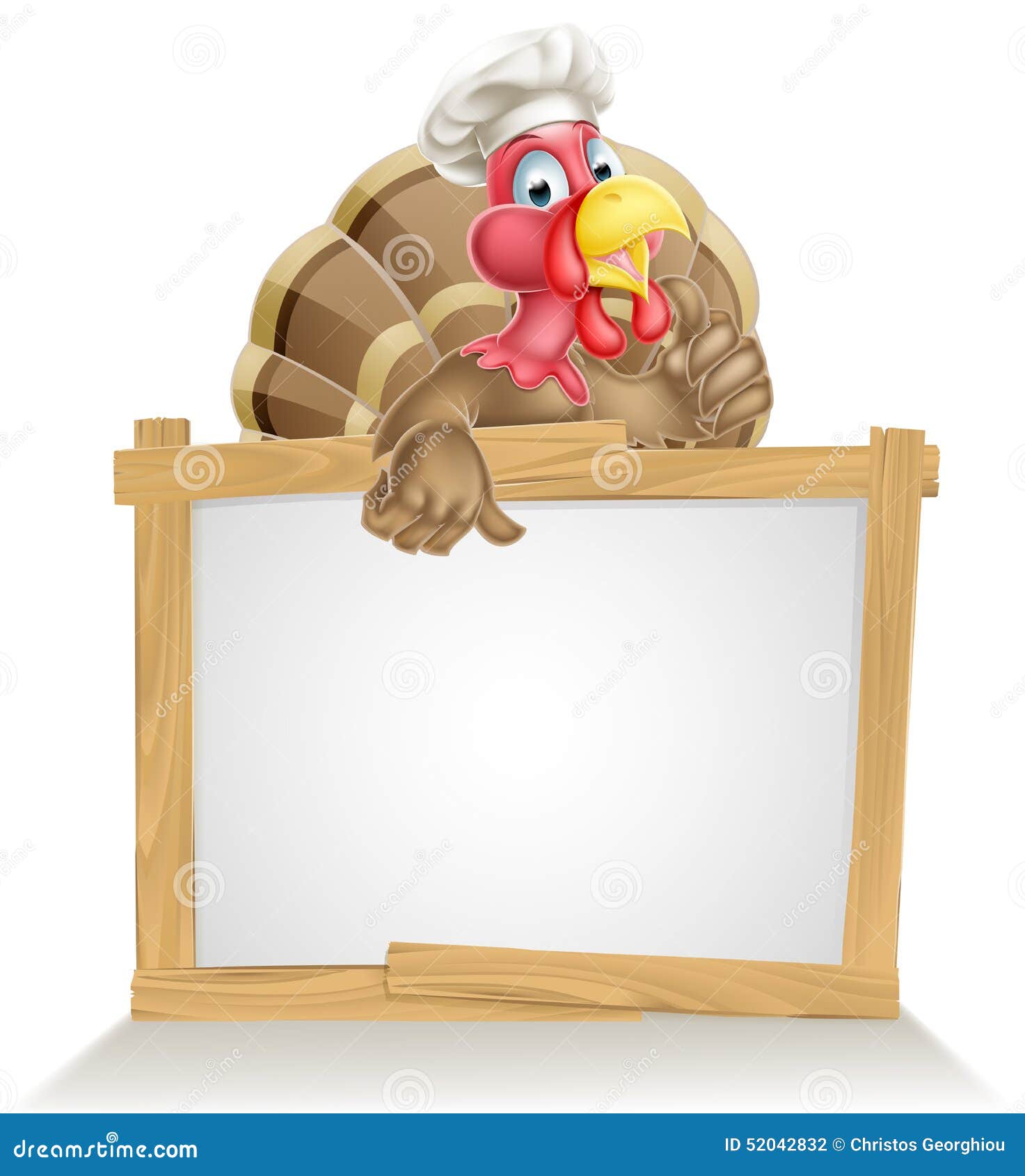 Chef Hat Turkey Sign illustration de vecteur. Illustration du fixation ...