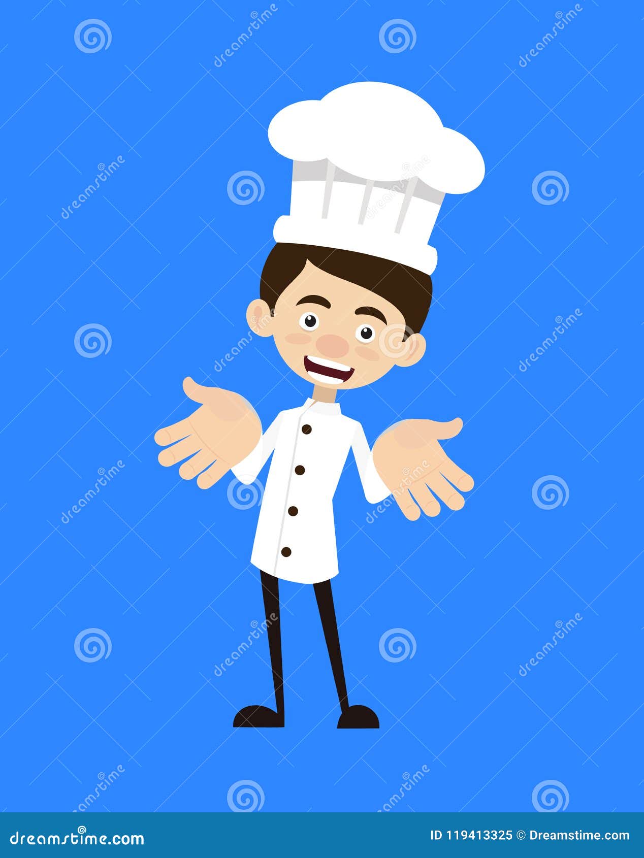 Chef Vector Illustration Design - Talking Stock Illustration ...