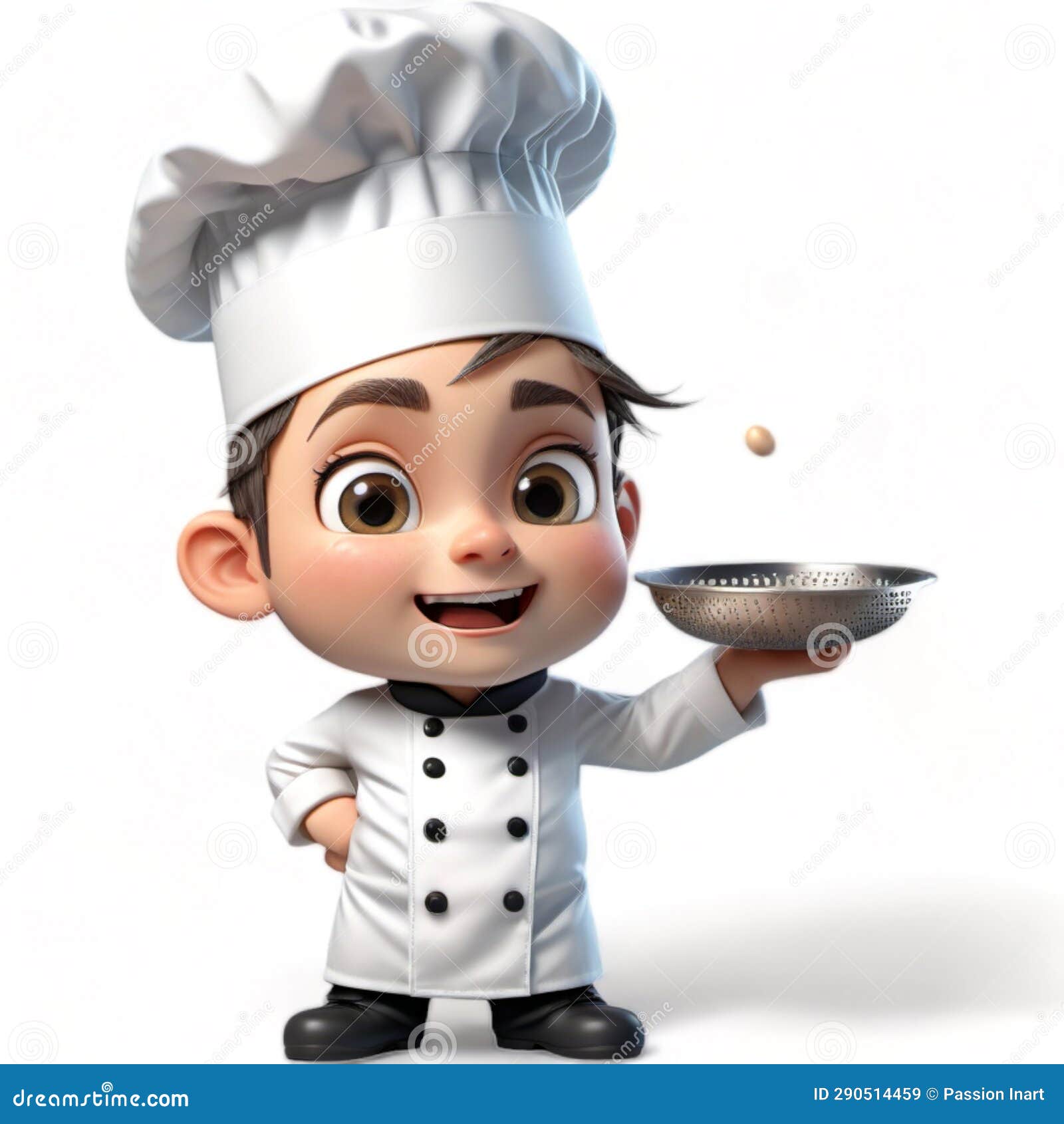 Chef Sieve Icon, Cartoon Style Vector Illustration | CartoonDealer.com ...