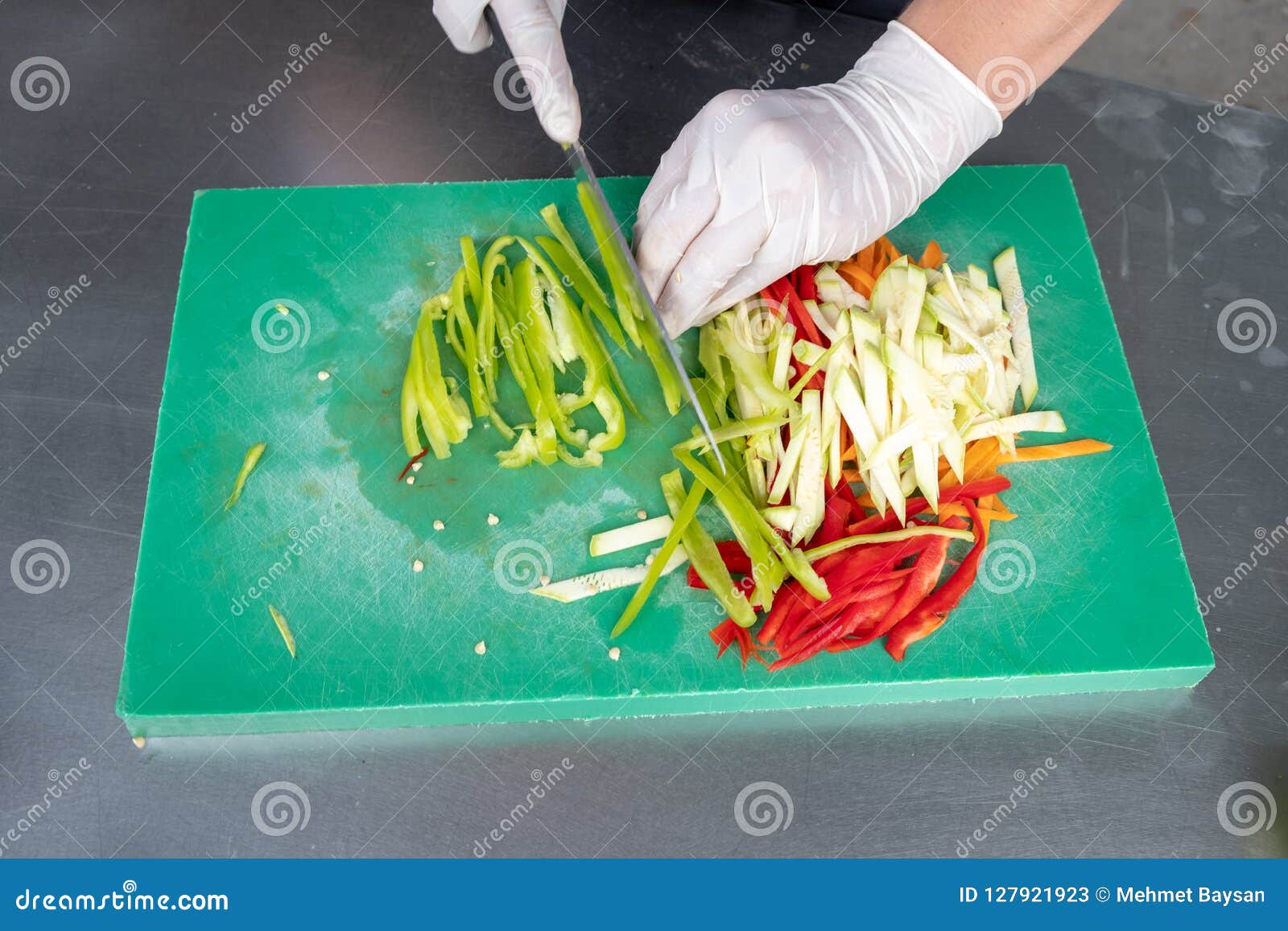 Chef in Hotel or Restaurant Kitchen Cooking only Hands Stock Image ...