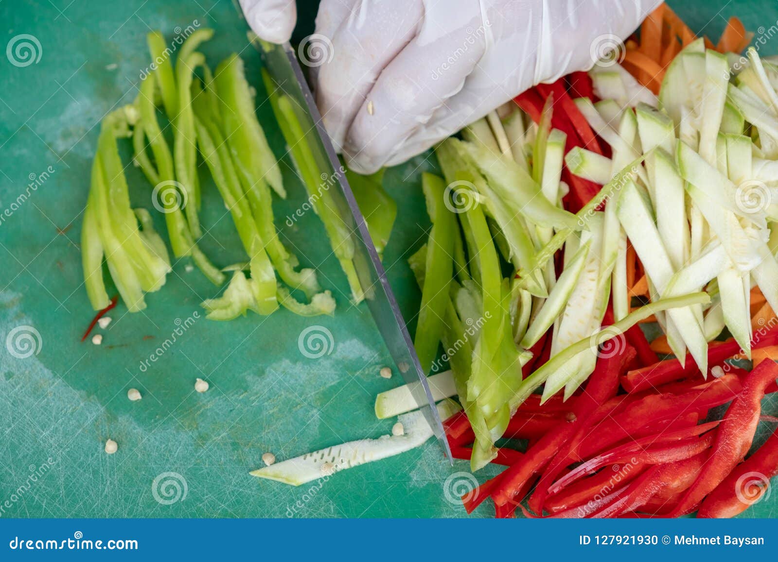 Chef in Hotel or Restaurant Kitchen Cooking only Hands Stock Photo ...