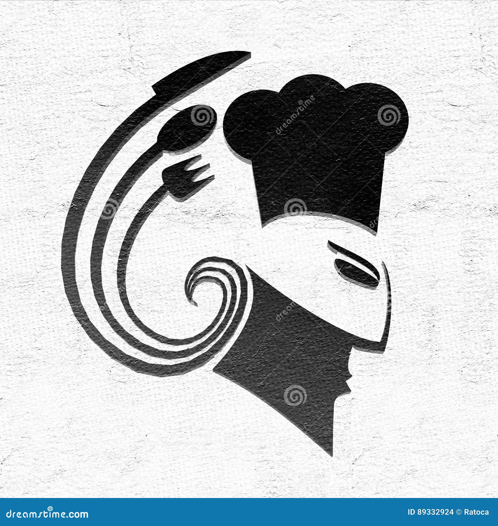 Chef icon stock illustration. Illustration of elegance - 89332924