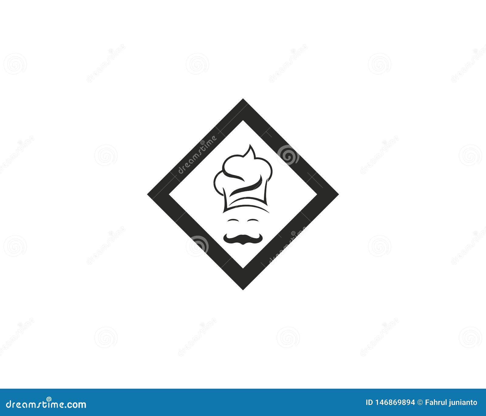 Chef Icon Logo Vector Illusrtration Stock Vector - Illustration of food ...