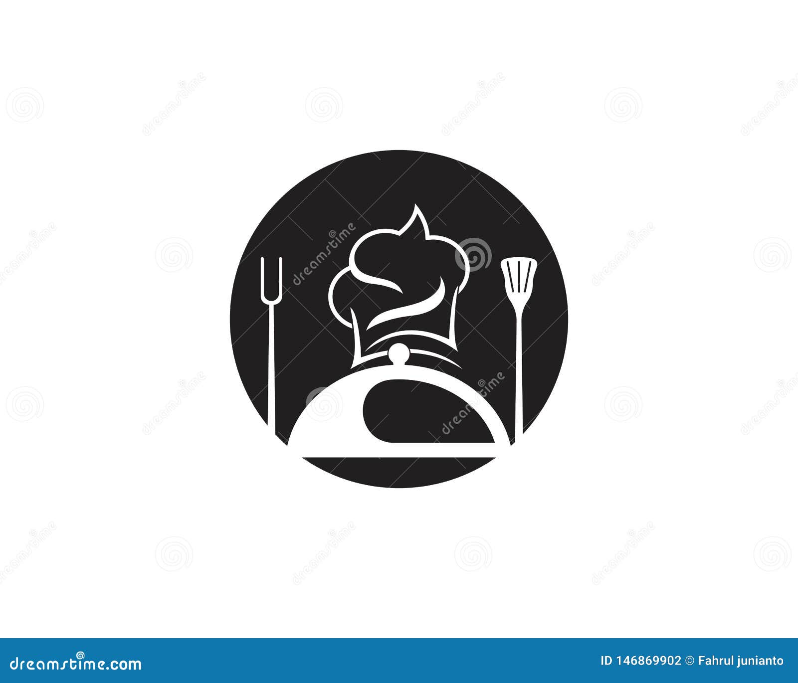 Chef Icon Logo Vector Illusrtration Stock Vector - Illustration of ...