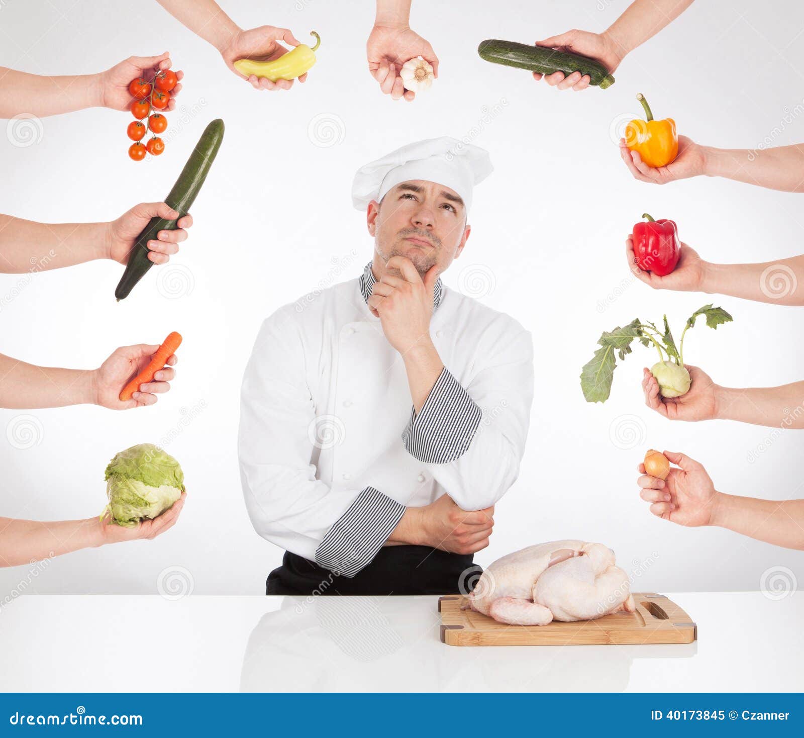 Chef idea stock image. Image of look, cuisine, apron - 40173845