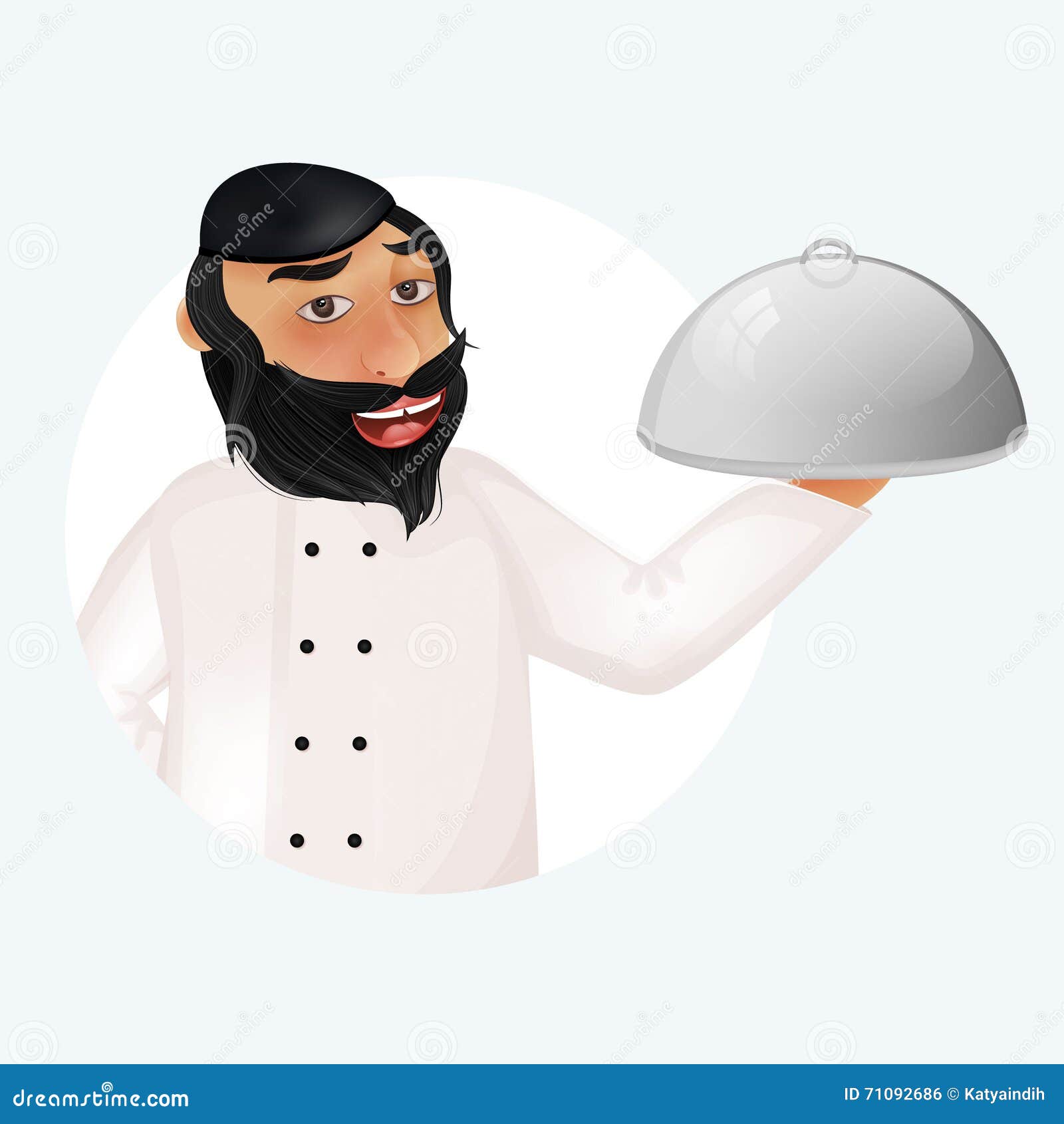 Chef juif de religion illustration de vecteur. Illustration du chef ...