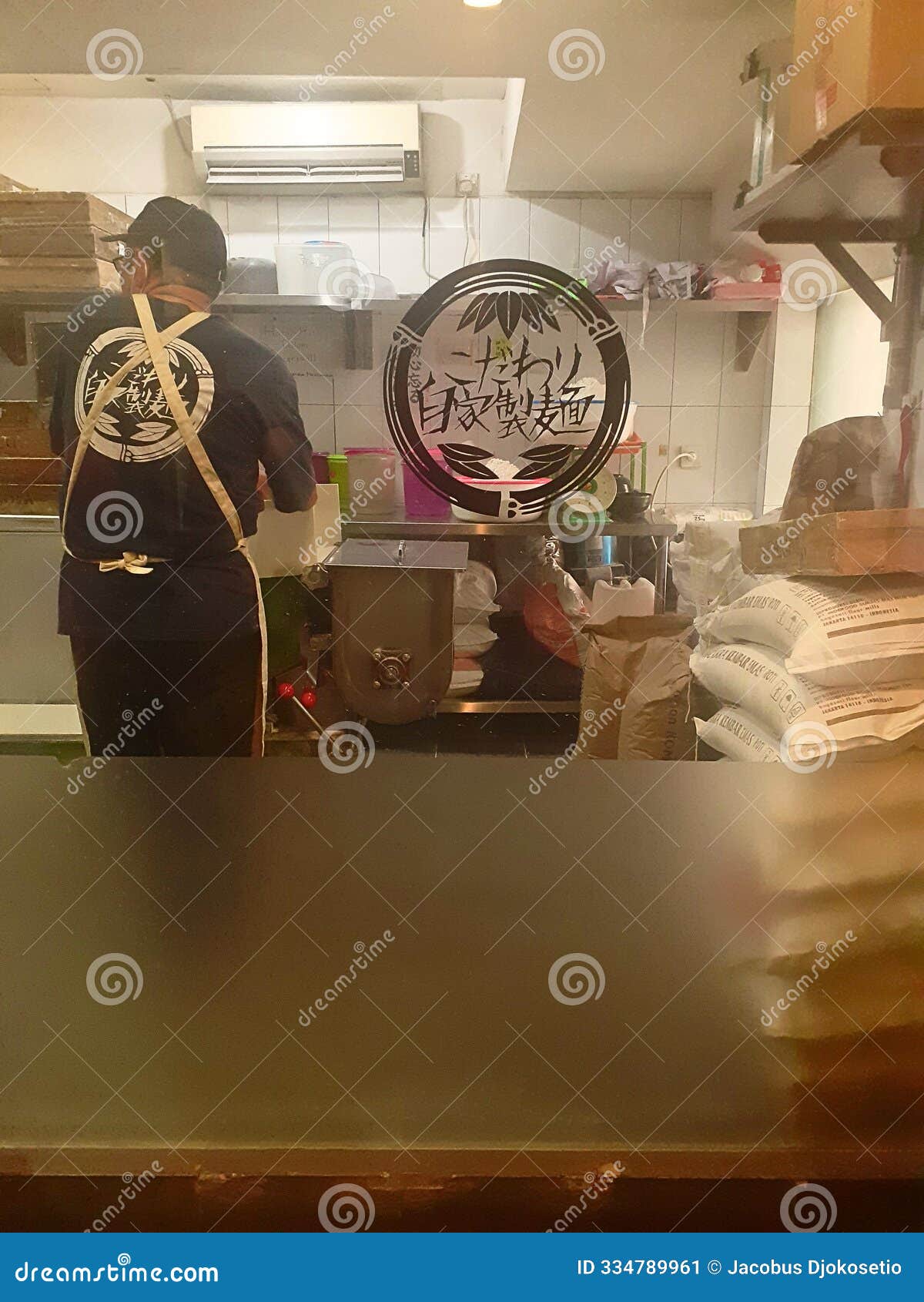 Japanese Restaurant Signs In Puffer Fish Paper Lantern Shape And Neon ...