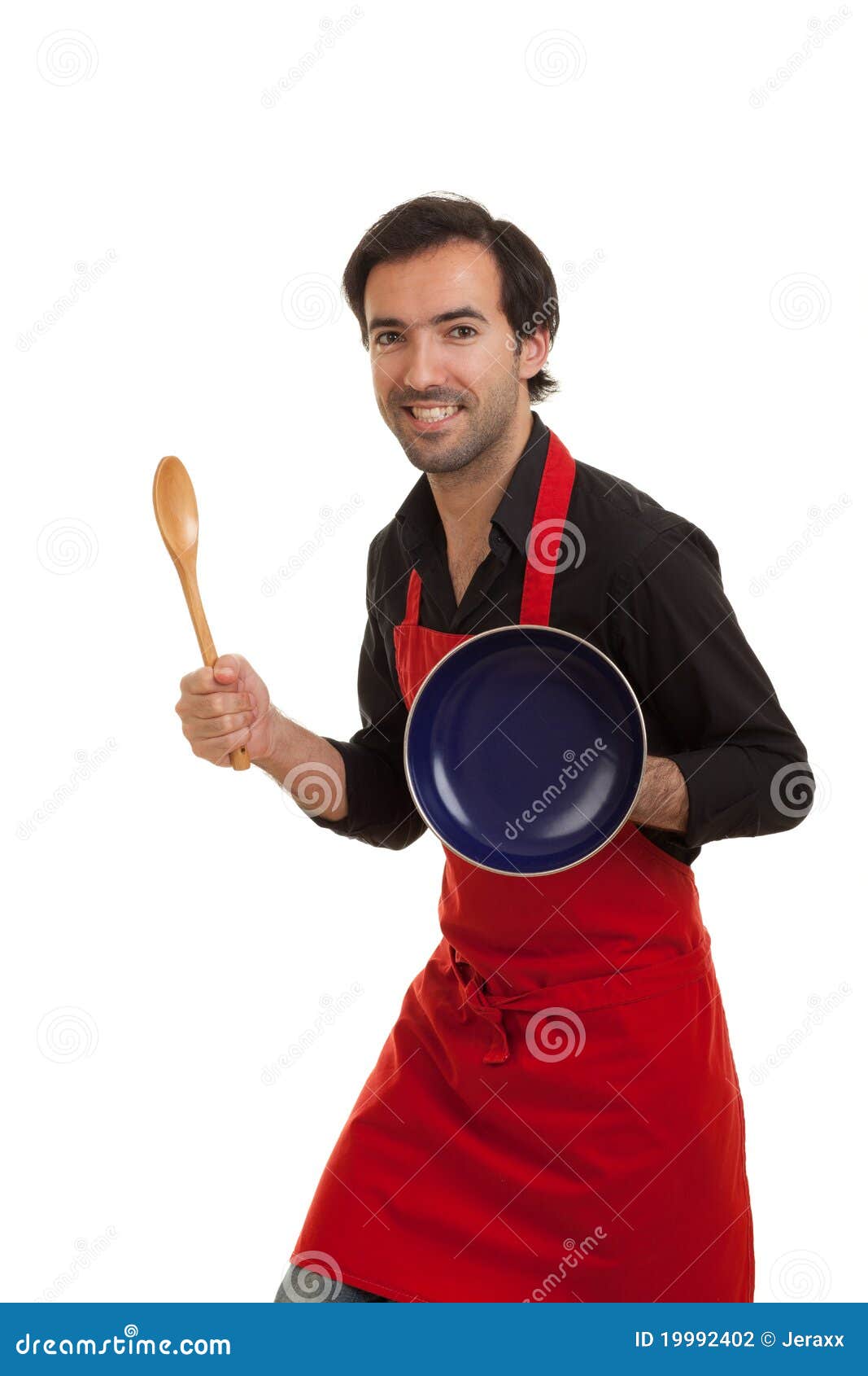 Chef knight stock photo. Image of male, black, aprons - 19992402