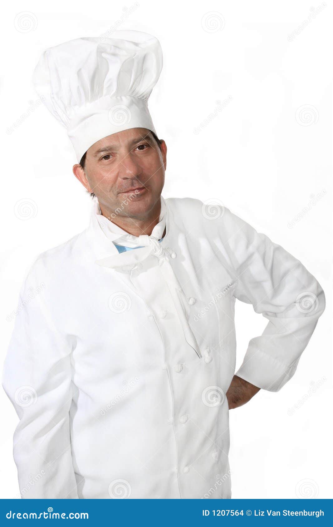 Chef-kok stock foto. Image of mens, beroep, mannetje, onderhoud - 1207564