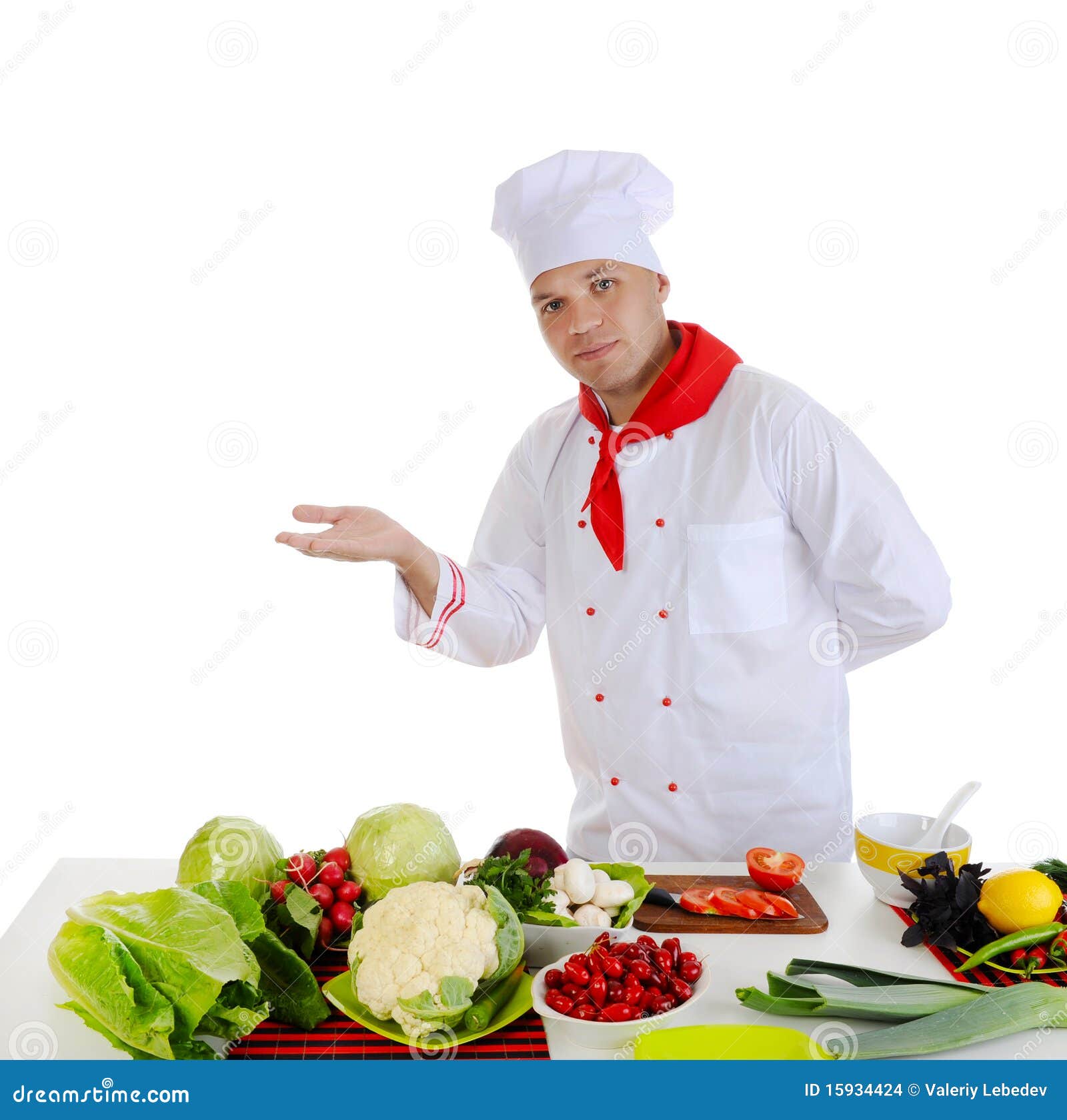 Chef-kok stock foto. Image of baan, geïsoleerd, bedrijf - 15934424