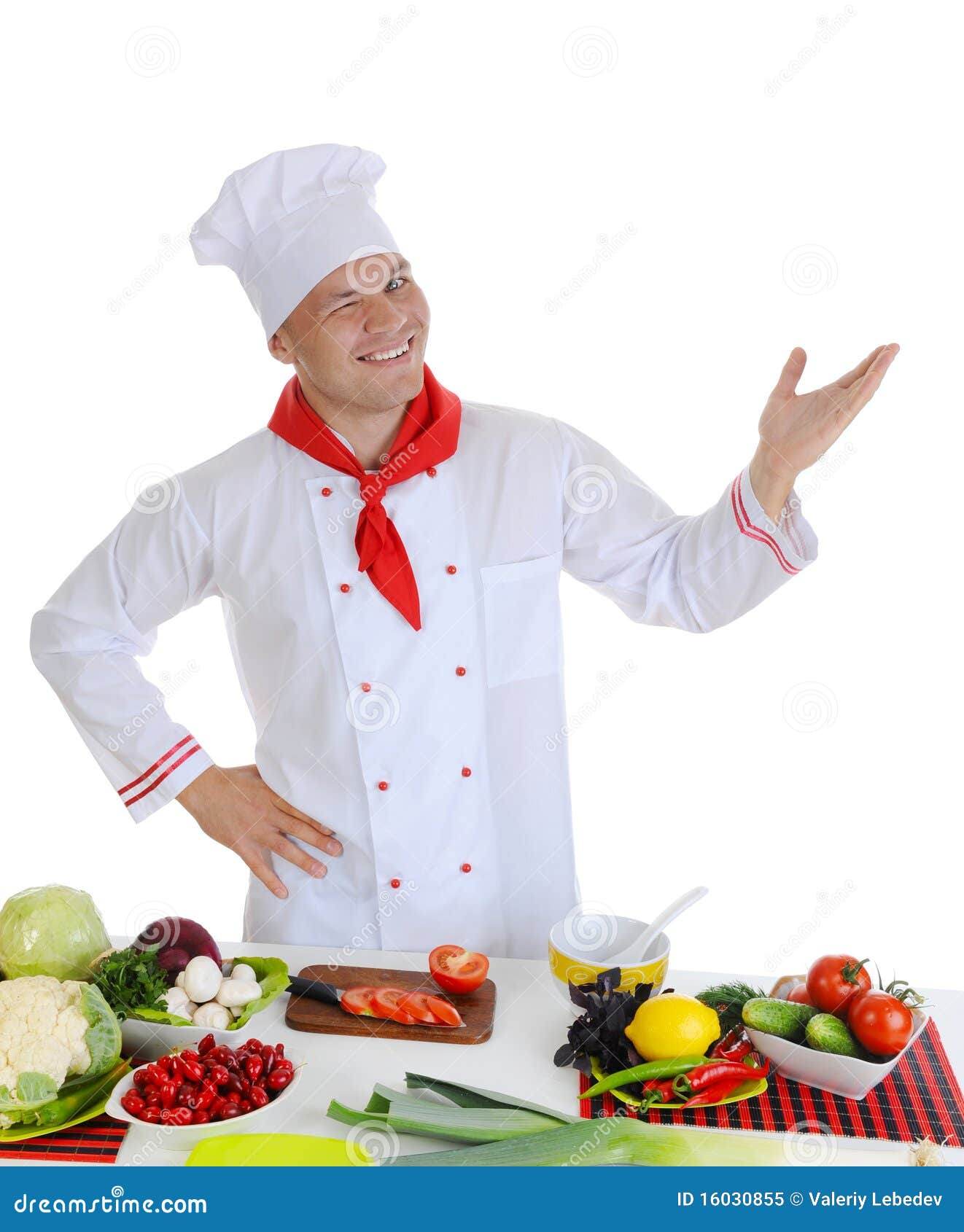 Chef-kok stock afbeelding. Image of chef, gastronomisch - 16030855