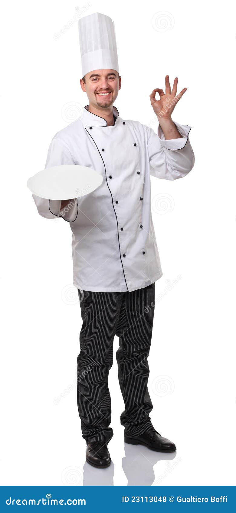 Chef-kok stock foto. Image of glimlach, persoon, verticaal - 23113048