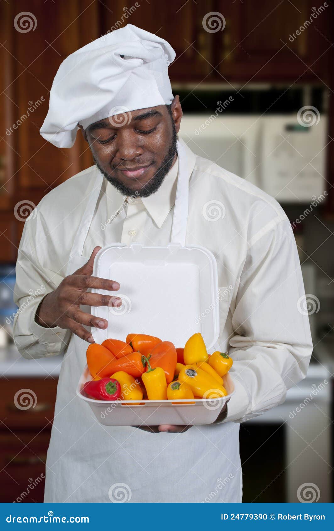 Chef-kok stock foto. Image of gastronomisch, keuken, koken - 24779390