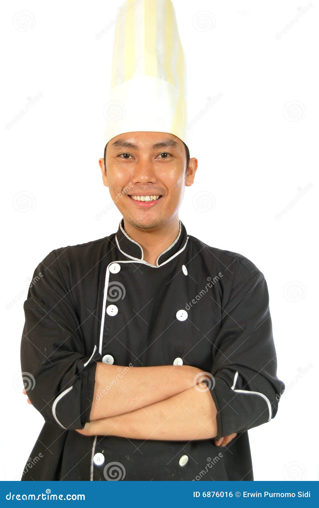 Chef-kok stock foto. Image of chef, mannetje, werknemer - 6876016