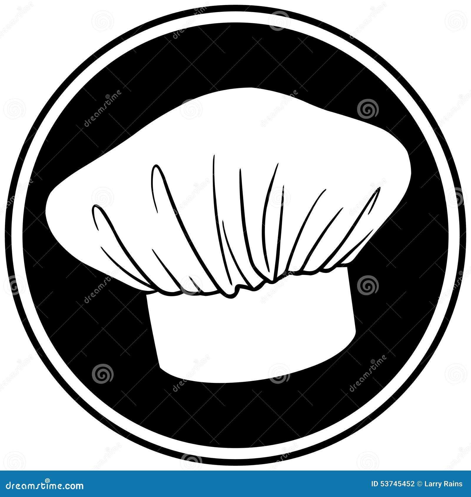 Chef-kok Hat Symbol vector illustratie. Illustration of drank - 53745452