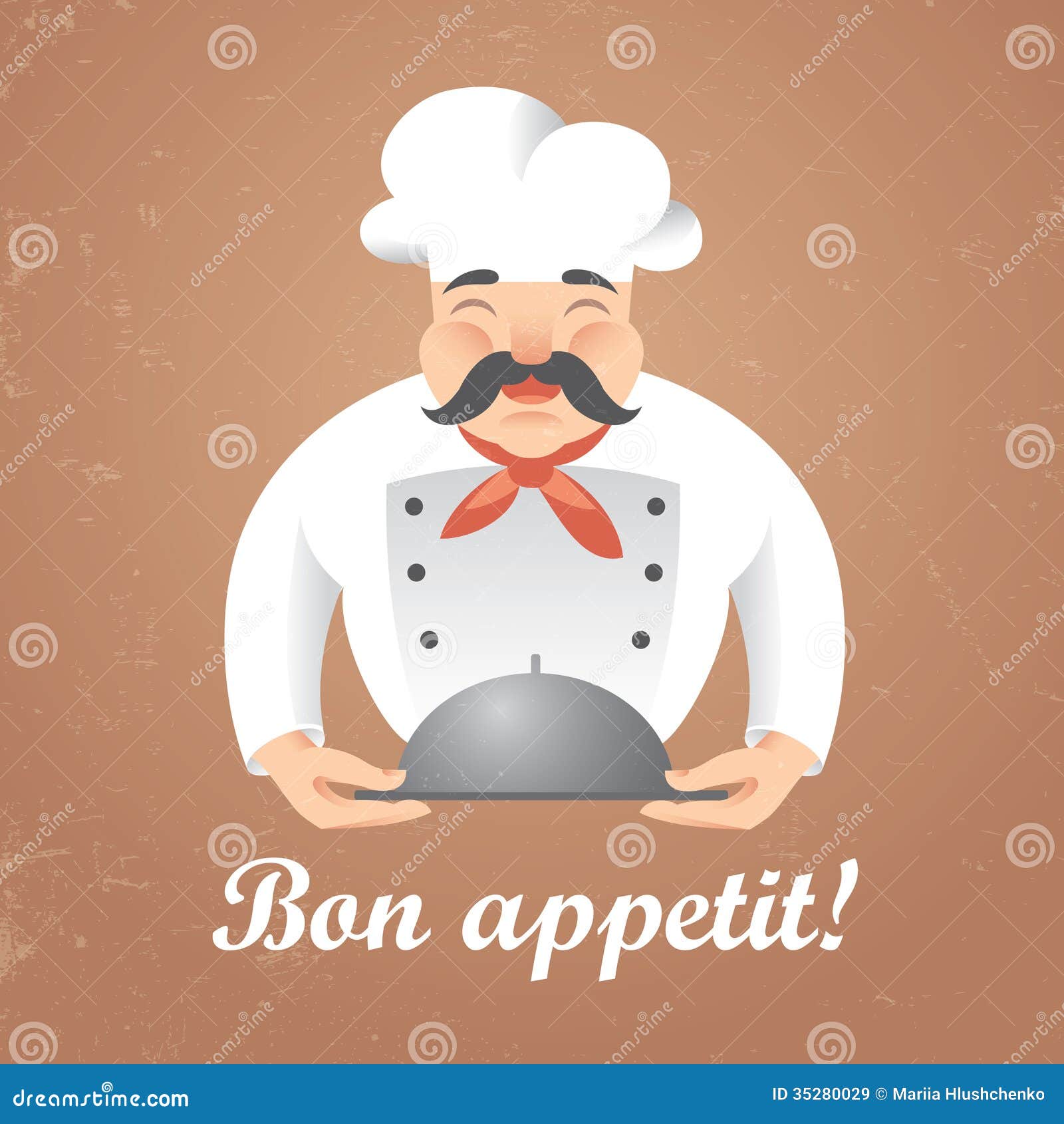 Chef-kokkok vector illustratie. Illustration of menu - 35280029