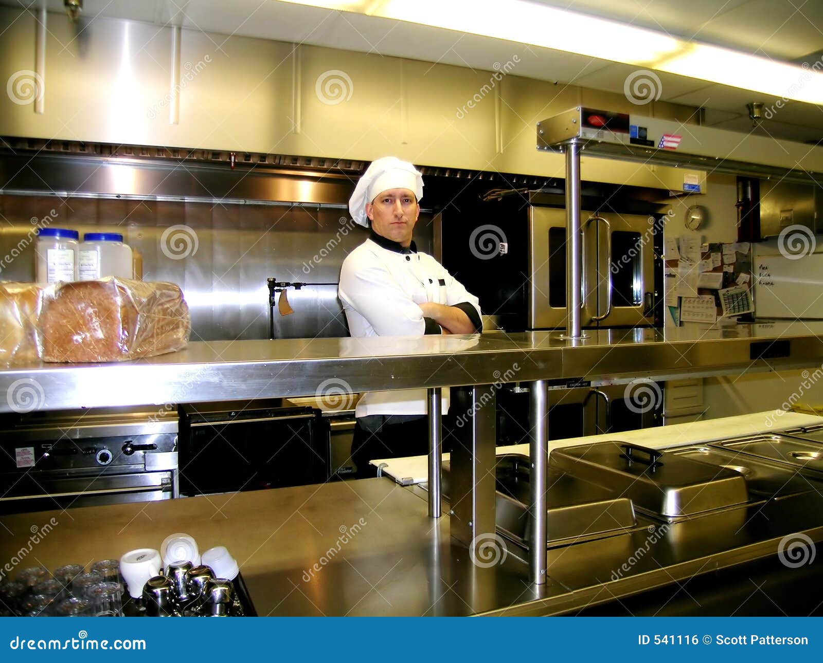 Chef - on the Line stock photo. Image of chef, friendly - 541116