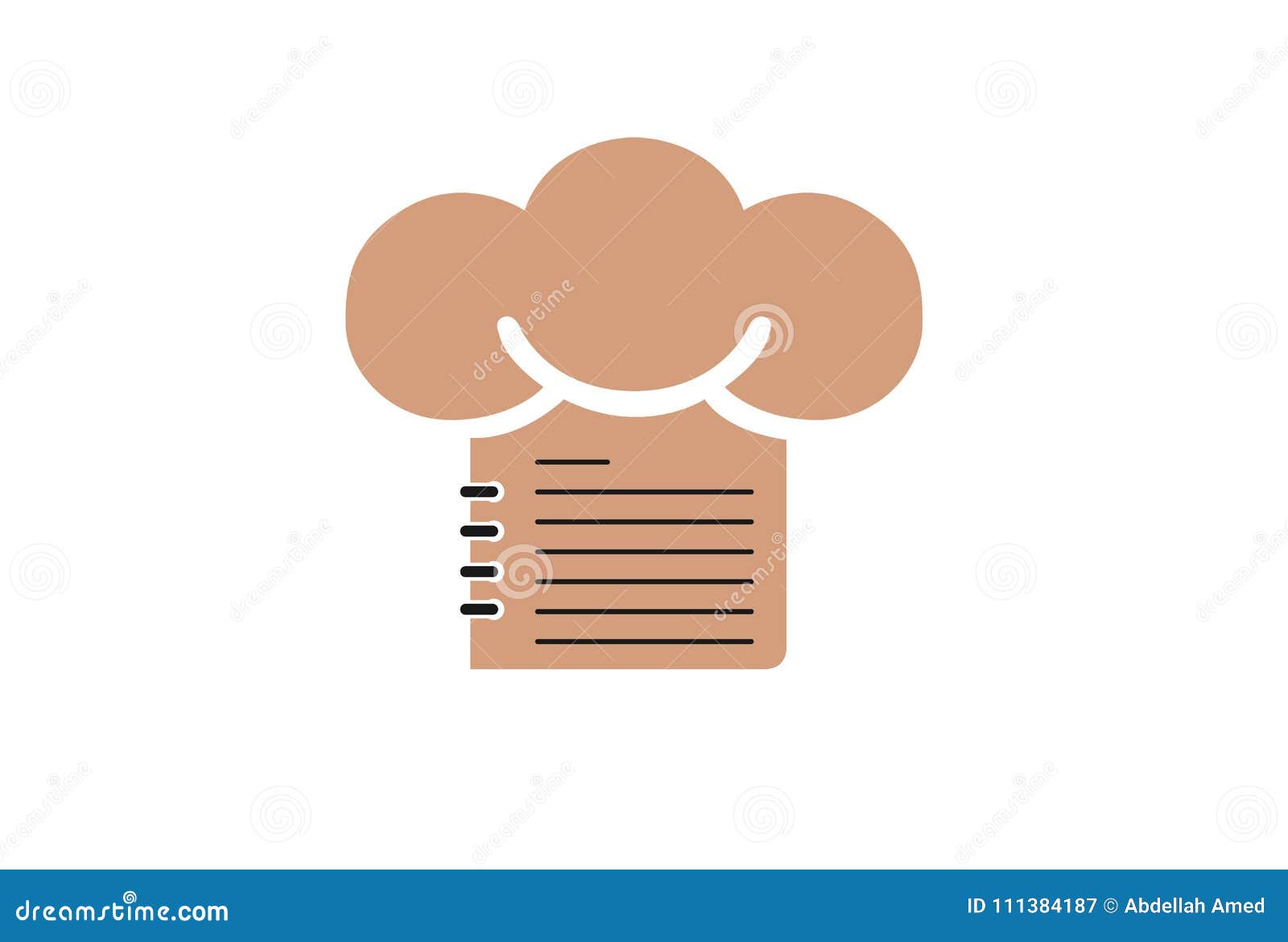 Chef List Logo Design Illustration Stock Vector - Illustration of ...