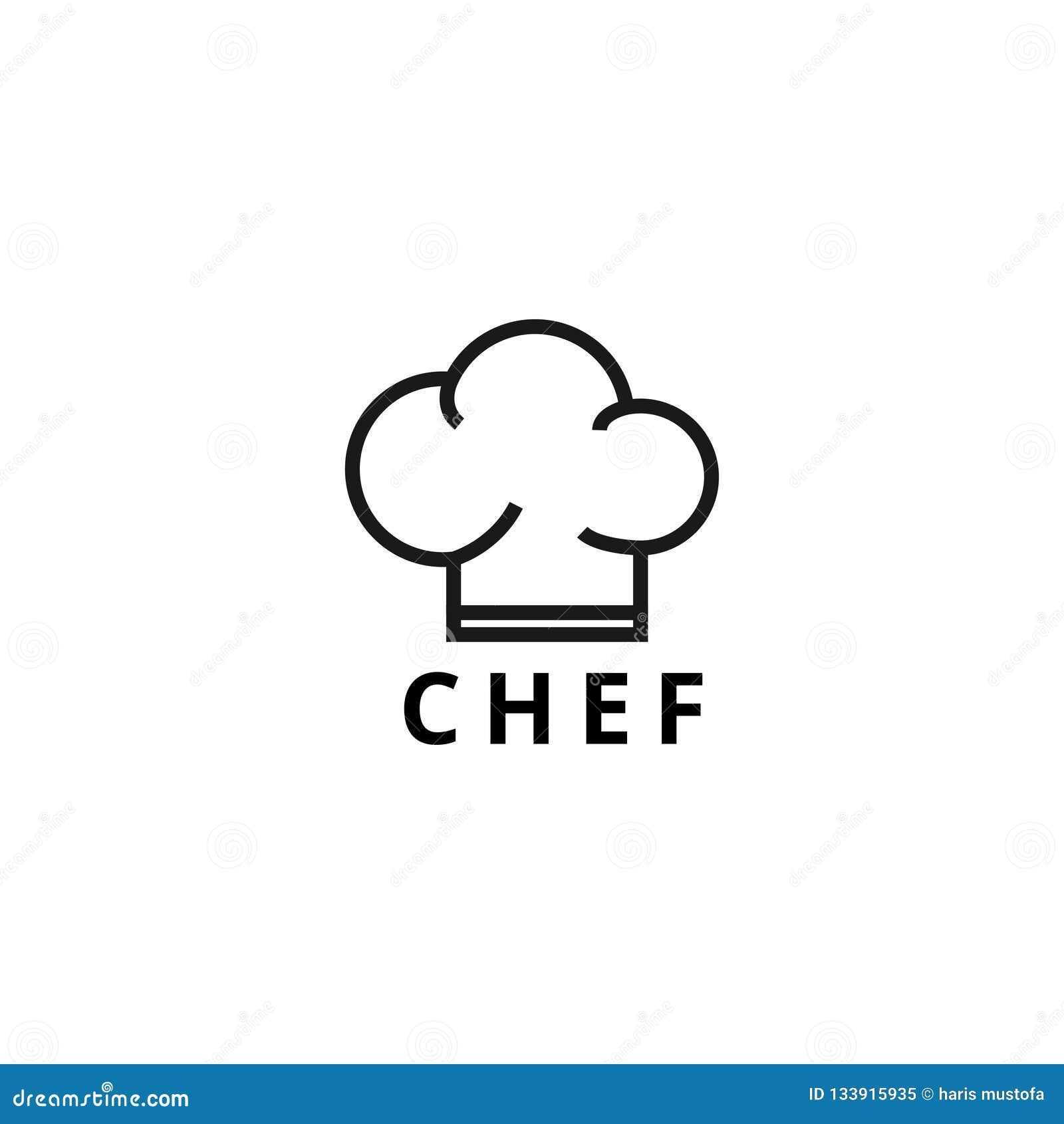 The Chef Logo Design Template Vector Illustration Stock Vector ...