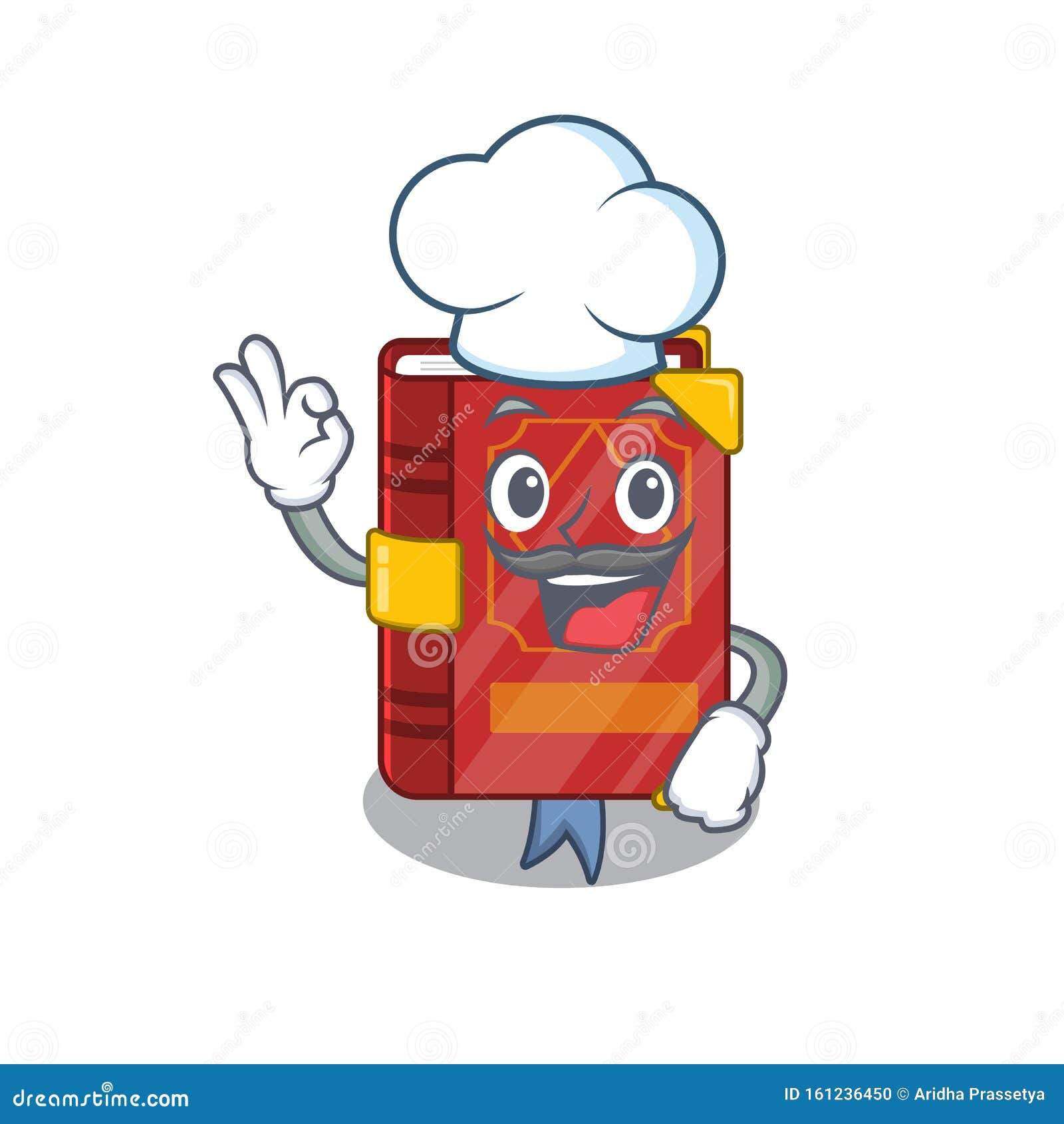Chef Magic Spell Book on Cartoon Rack Stock Vector - Illustration of ...