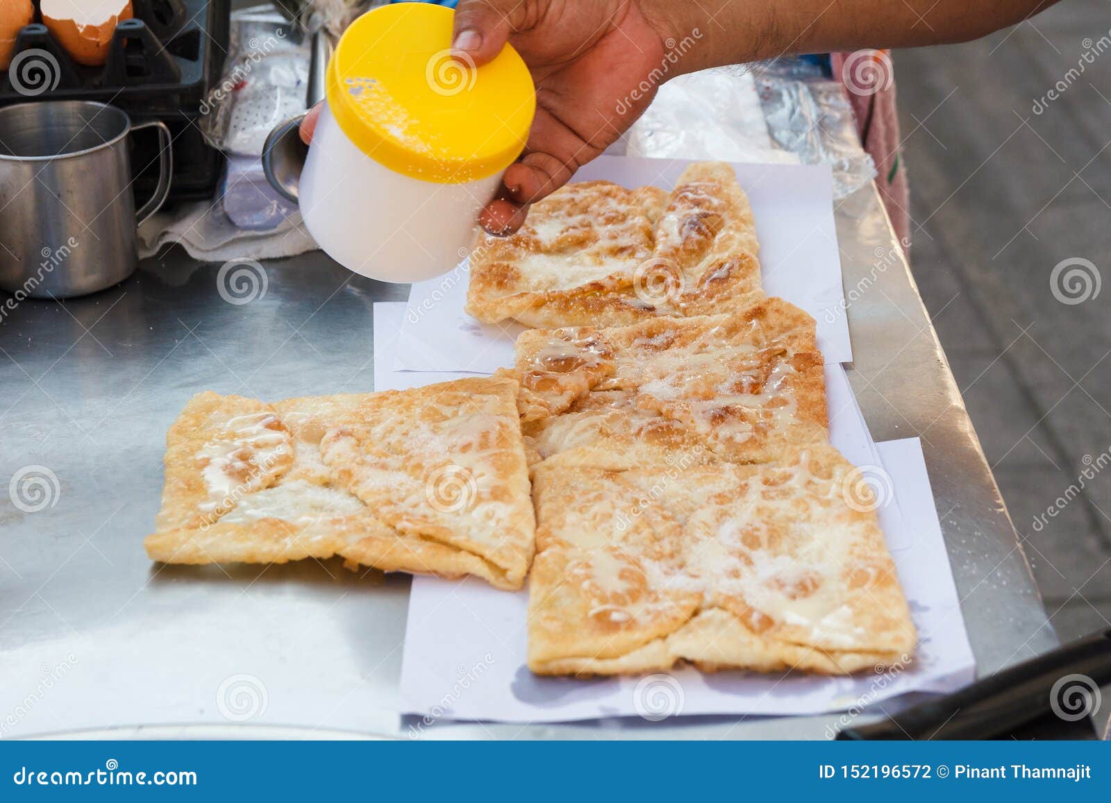 Making Roti Indian Chapati On Roti Tawa Made Of Wheat Stock Image ...