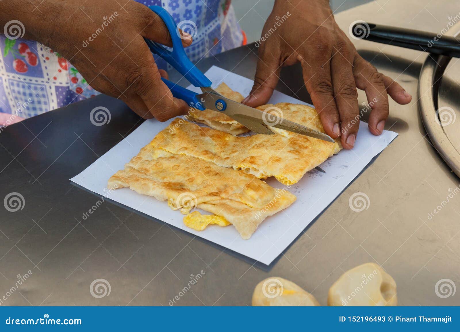 Making Roti Indian Chapati On Roti Tawa Made Of Wheat Stock Image ...