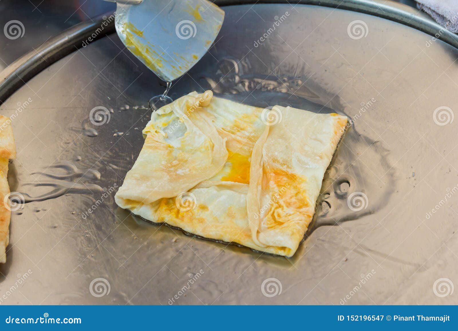 Chef making roti and egg stock image. Image of sugar - 152196547