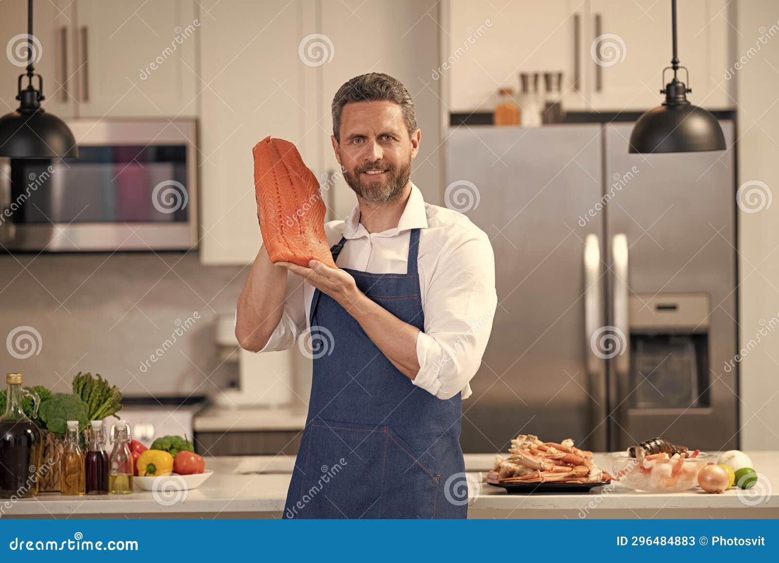 Chef Man Cooking Fish. Chef Man Cooking Fish. Chef Man Cooking Fish ...