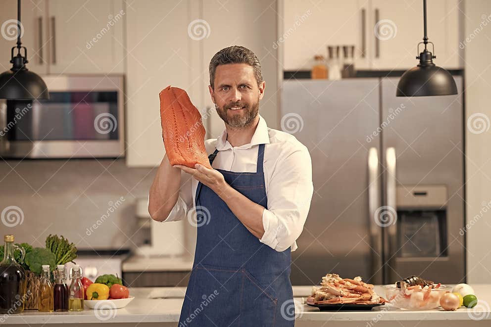Chef Man Cooking Fish. Chef Man Cooking Fish. Chef Man Cooking Fish ...