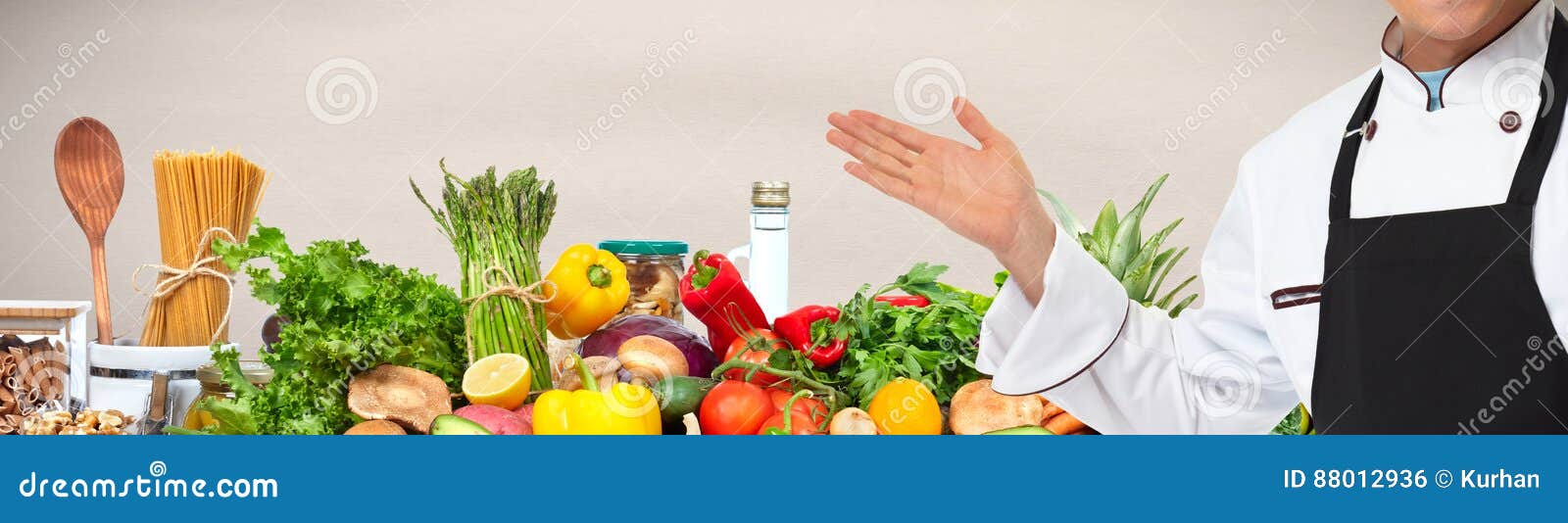 Chef man hands. stock photo. Image of fruits, buffet - 88012936
