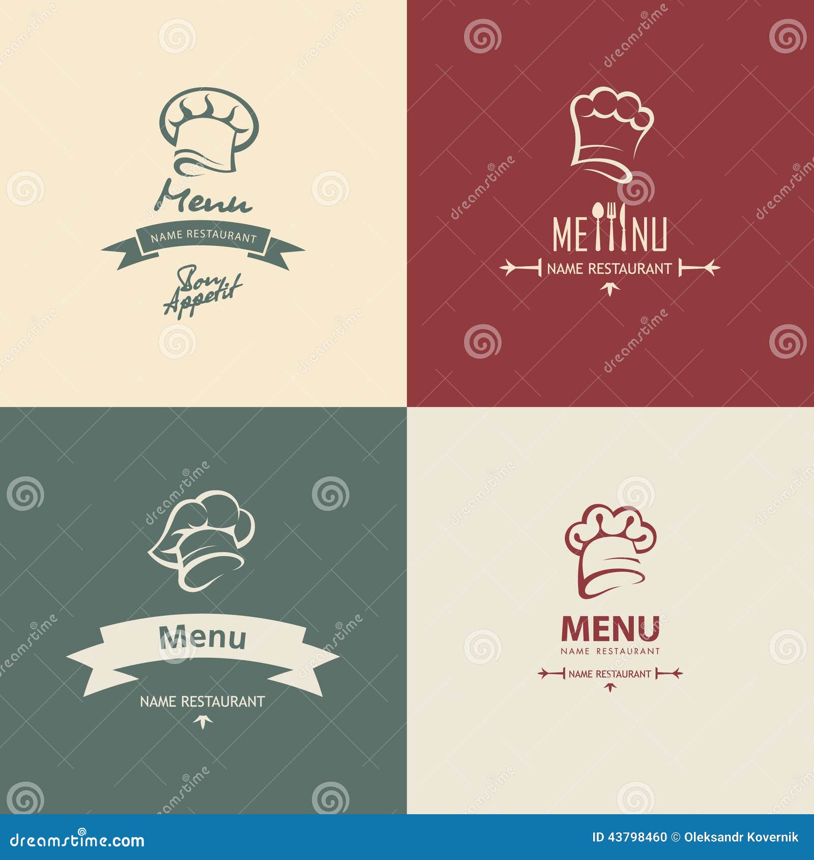 Chef menu design stock vector. Illustration of utensils - 43798460