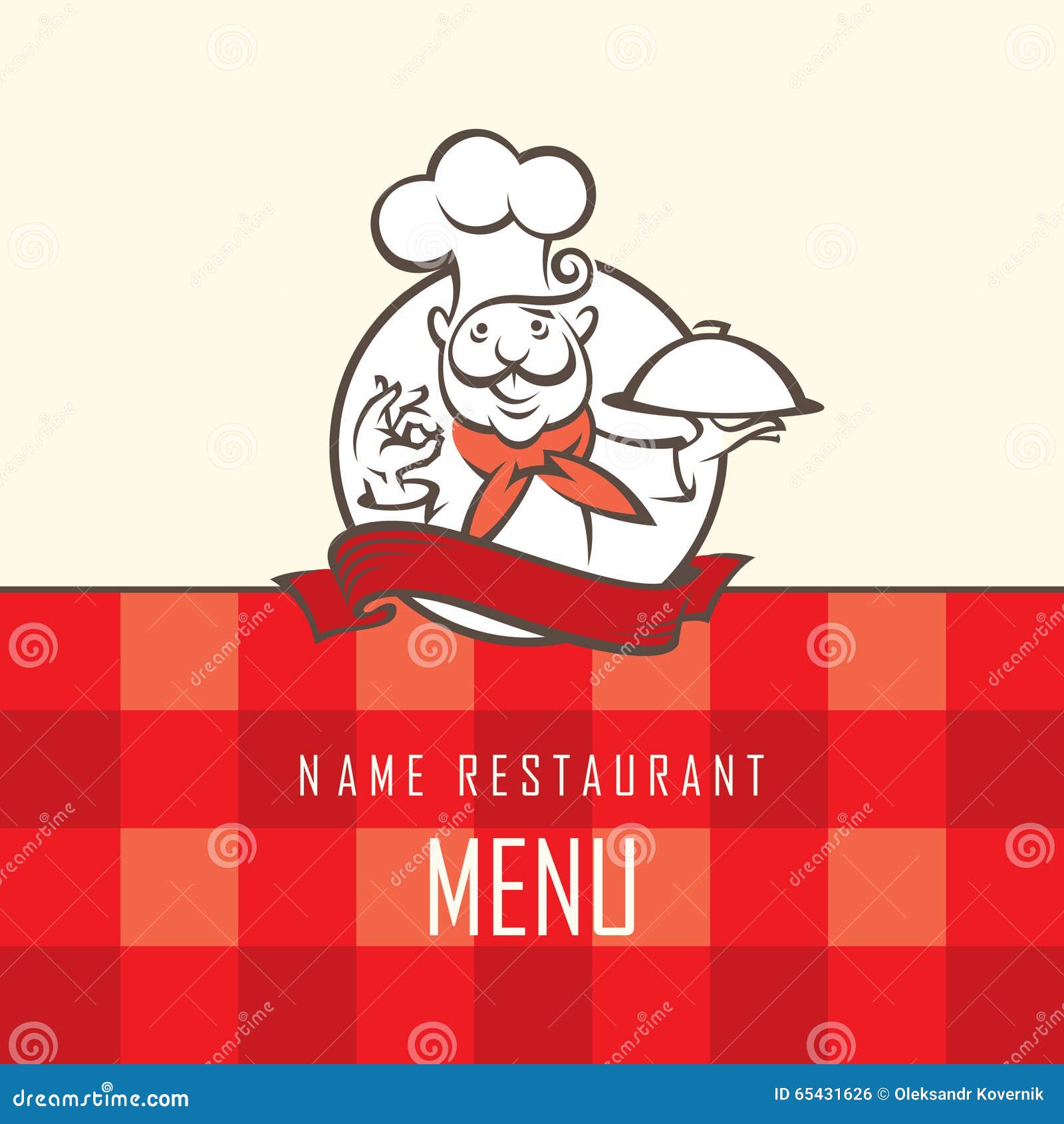 Chef menu design stock vector. Illustration of profession - 65431626