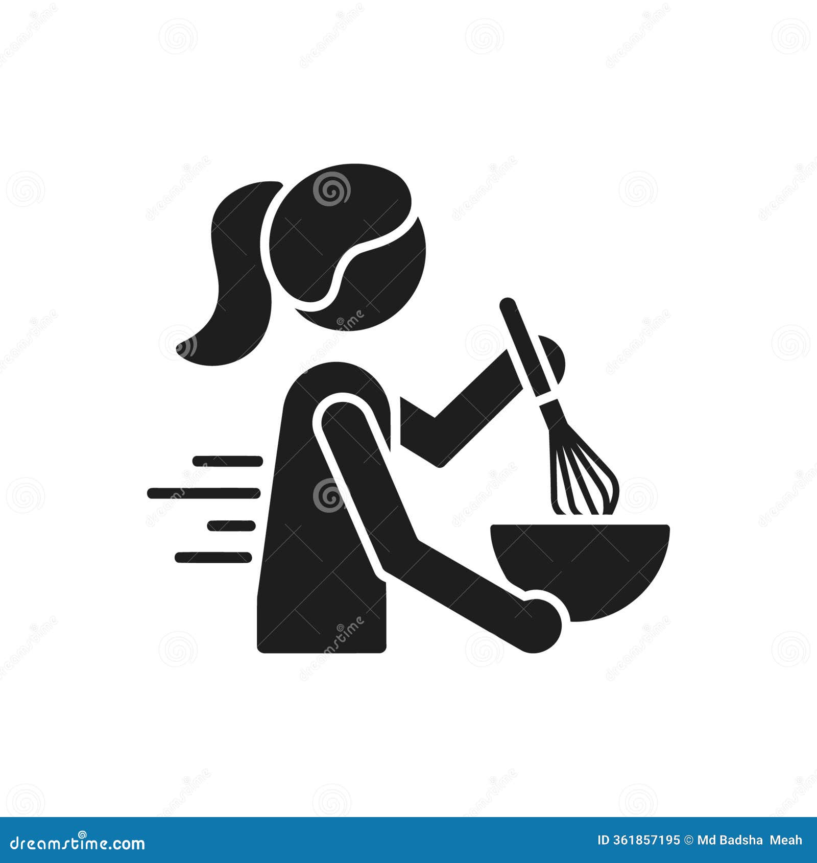 Chef mixing icon stock illustration. Illustration of symbol - 361857195