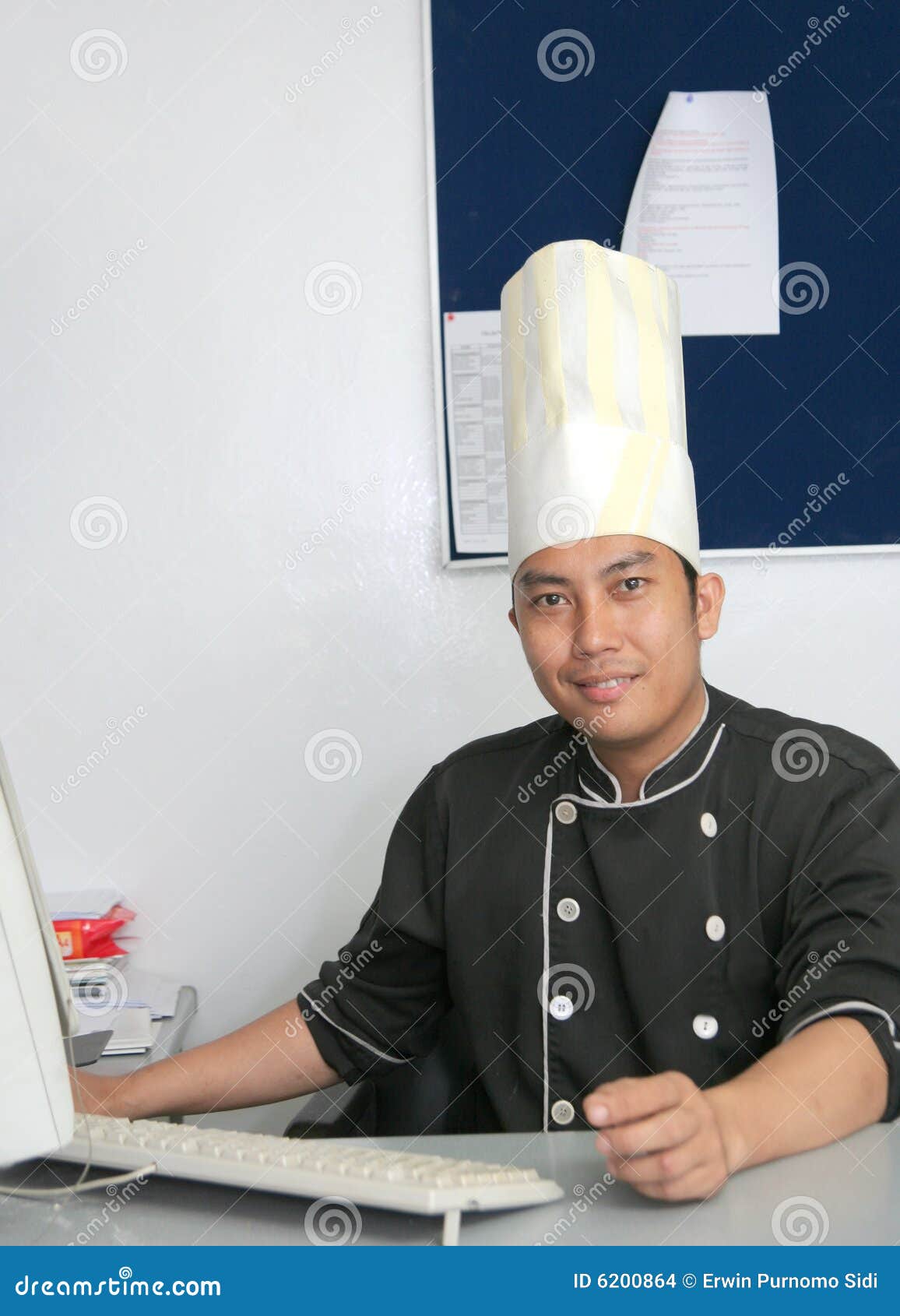Chef in office stock photo. Image of chef, person, executive - 6200864