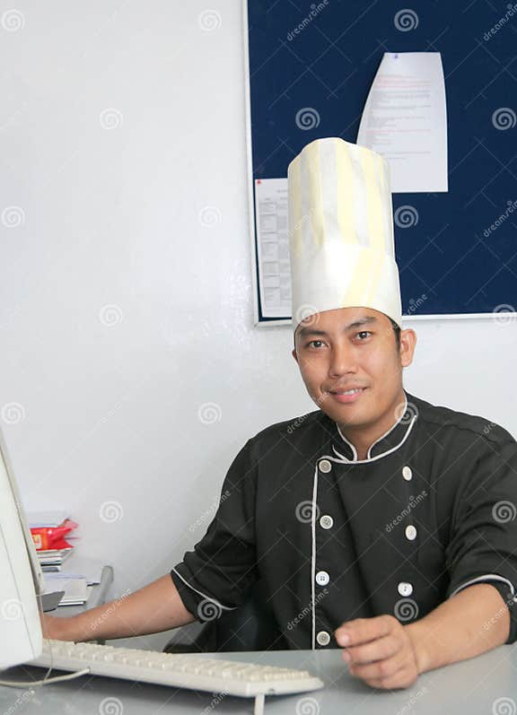 Chef in office stock photo. Image of chef, person, executive - 6200864