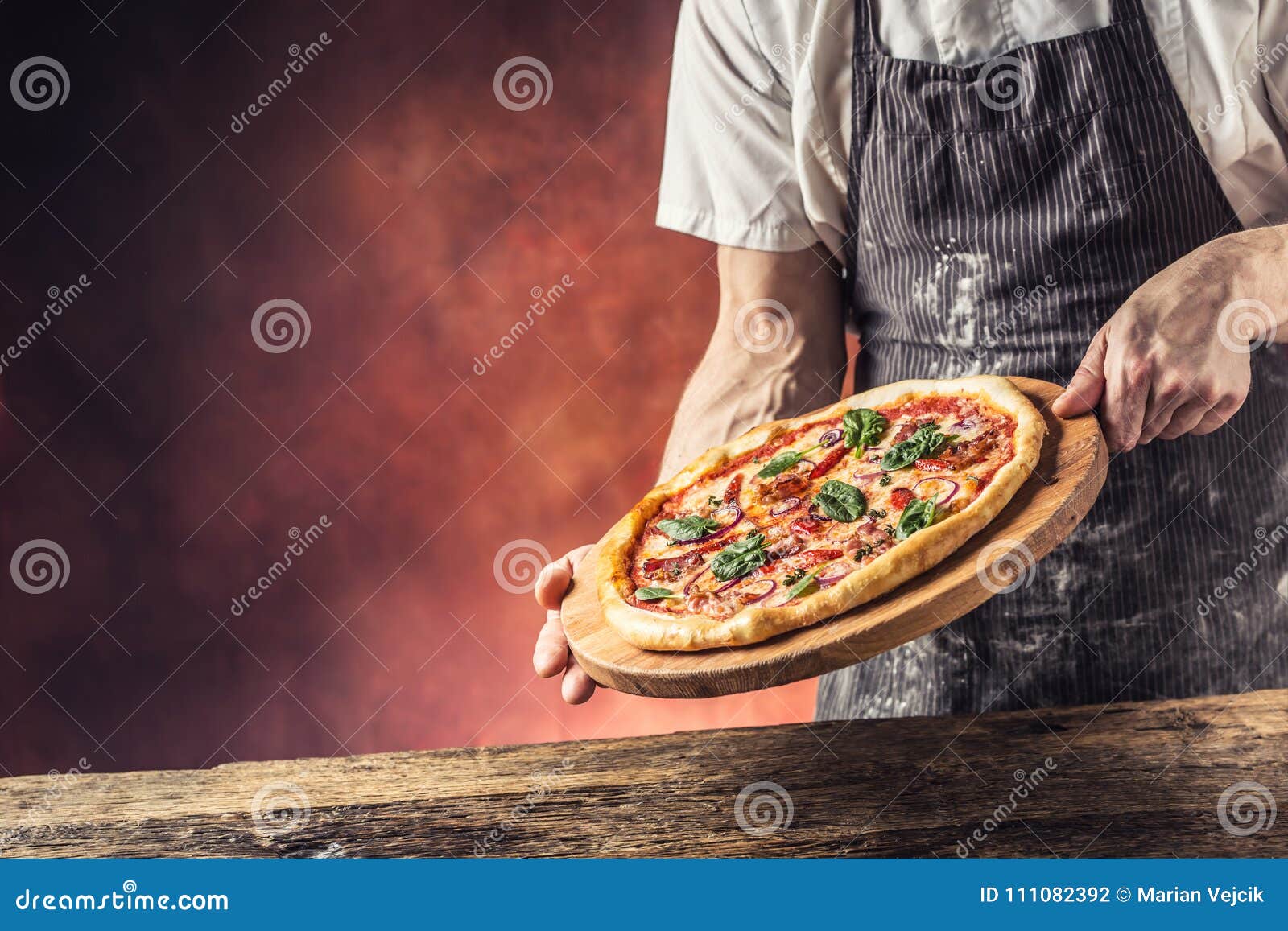 Pizza Chef Royalty-Free Stock Photo | CartoonDealer.com #27810789