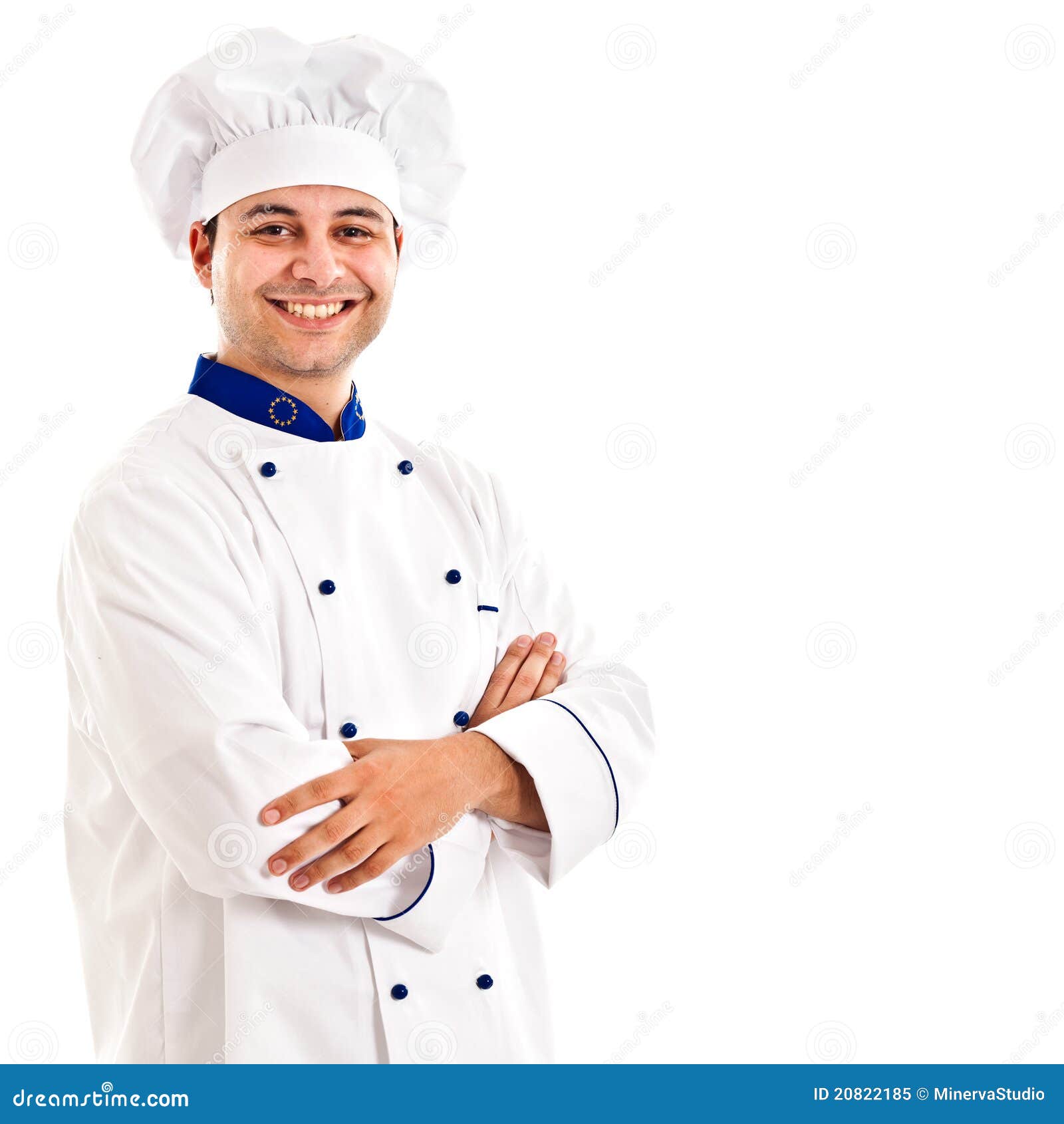 Chef portrait stock image. Image of arms, tasty, lunch - 20822185