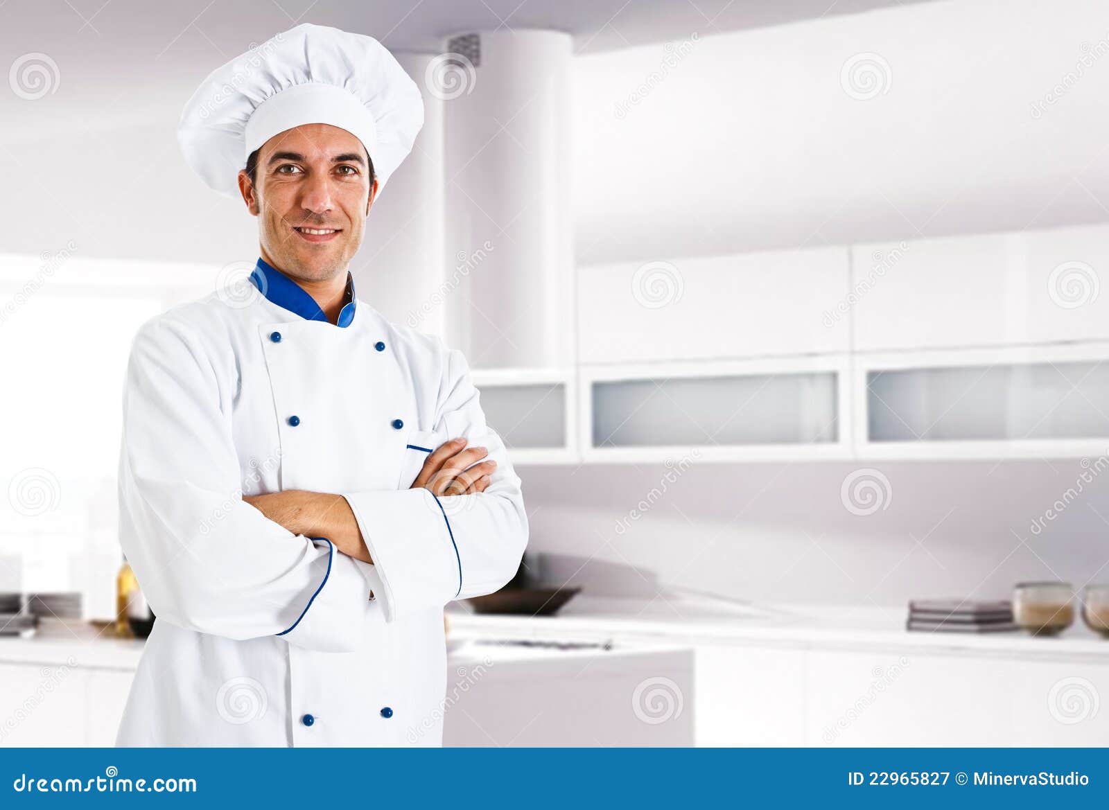 Chef portrait stock image. Image of toque, chef, food - 22965827