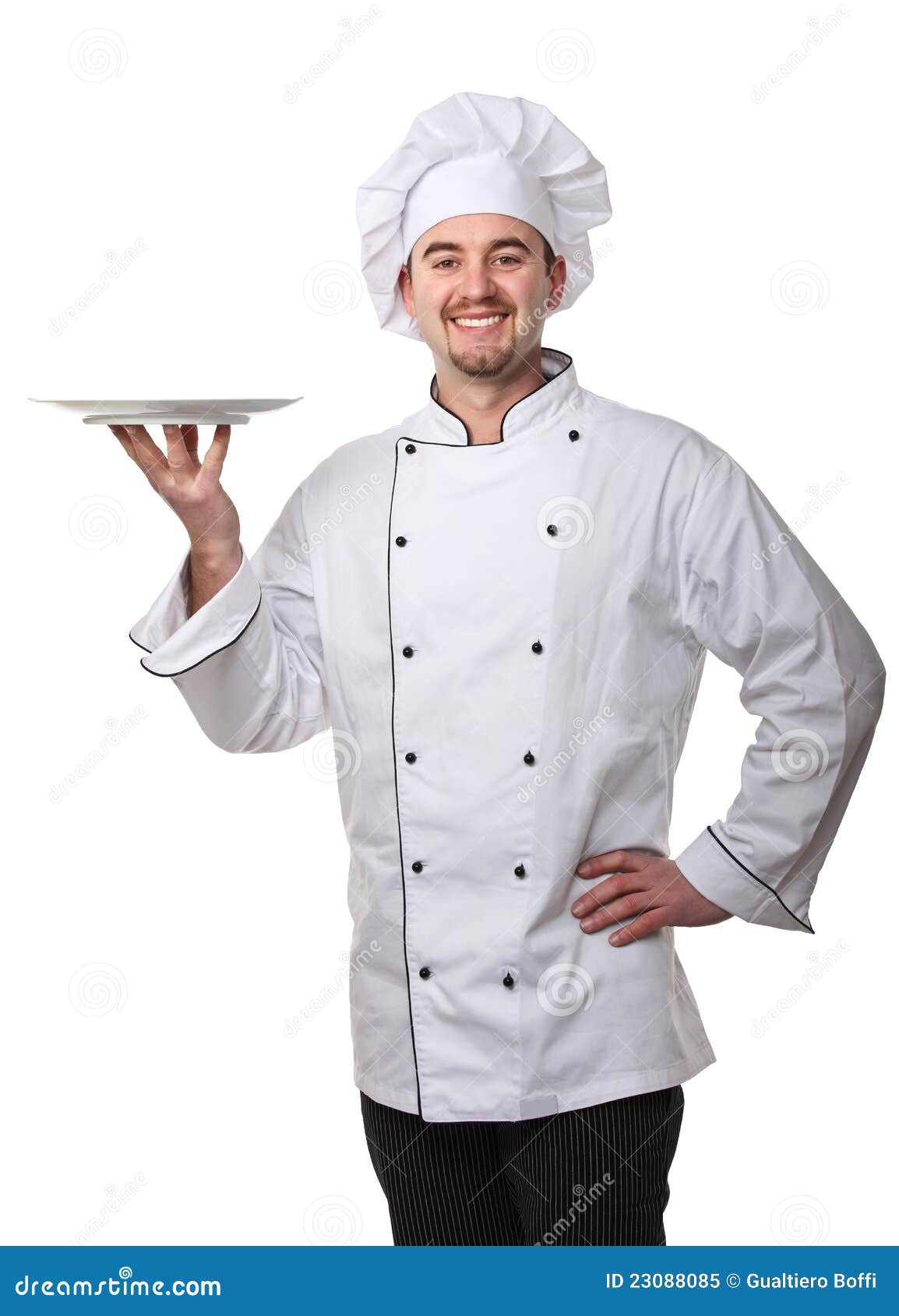Chef portrait stock image. Image of empty, worker, offer - 23088085