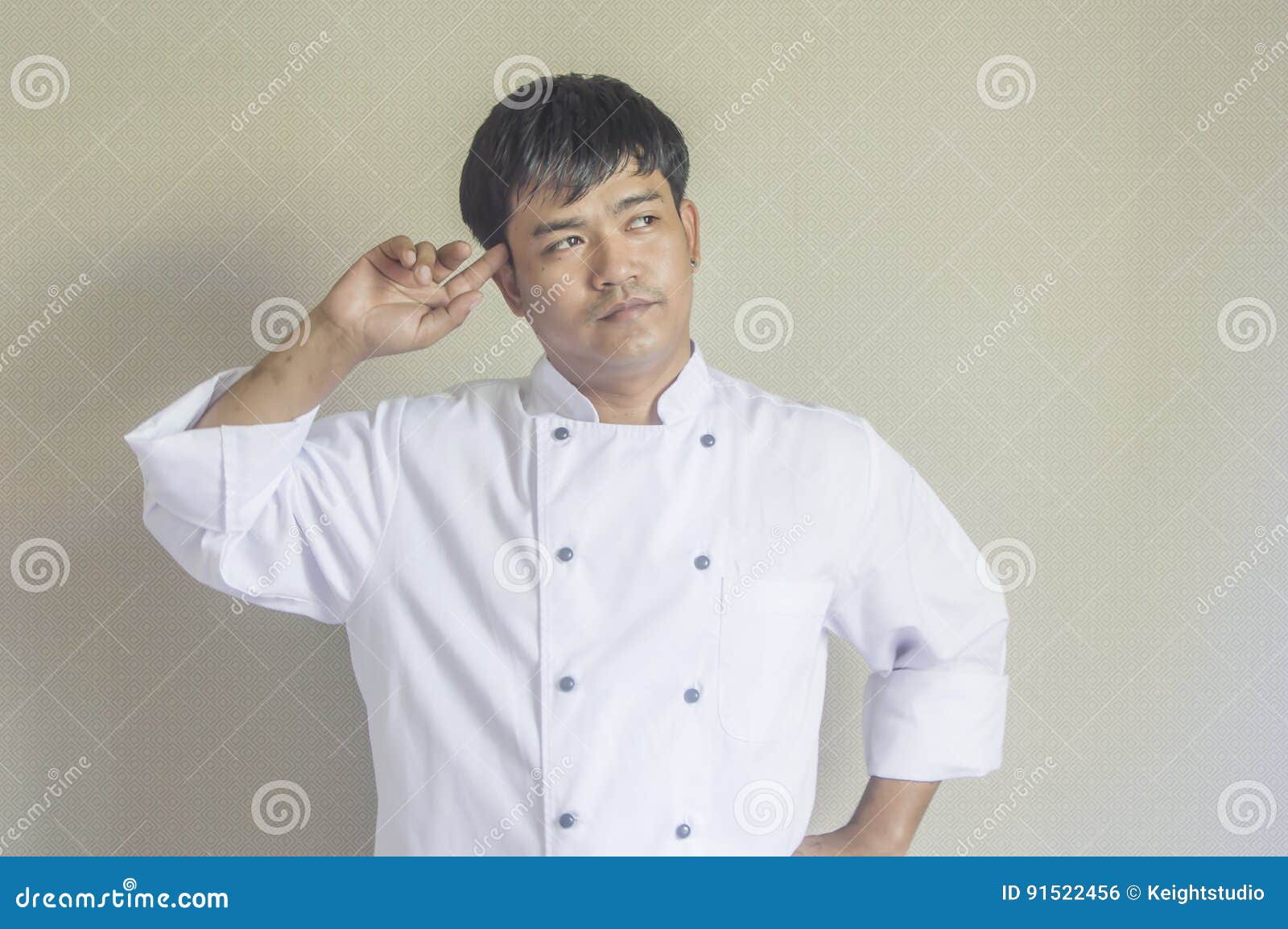 Chef Portrait, Asian Young Chef. Stock Photo - Image of asian, glass ...