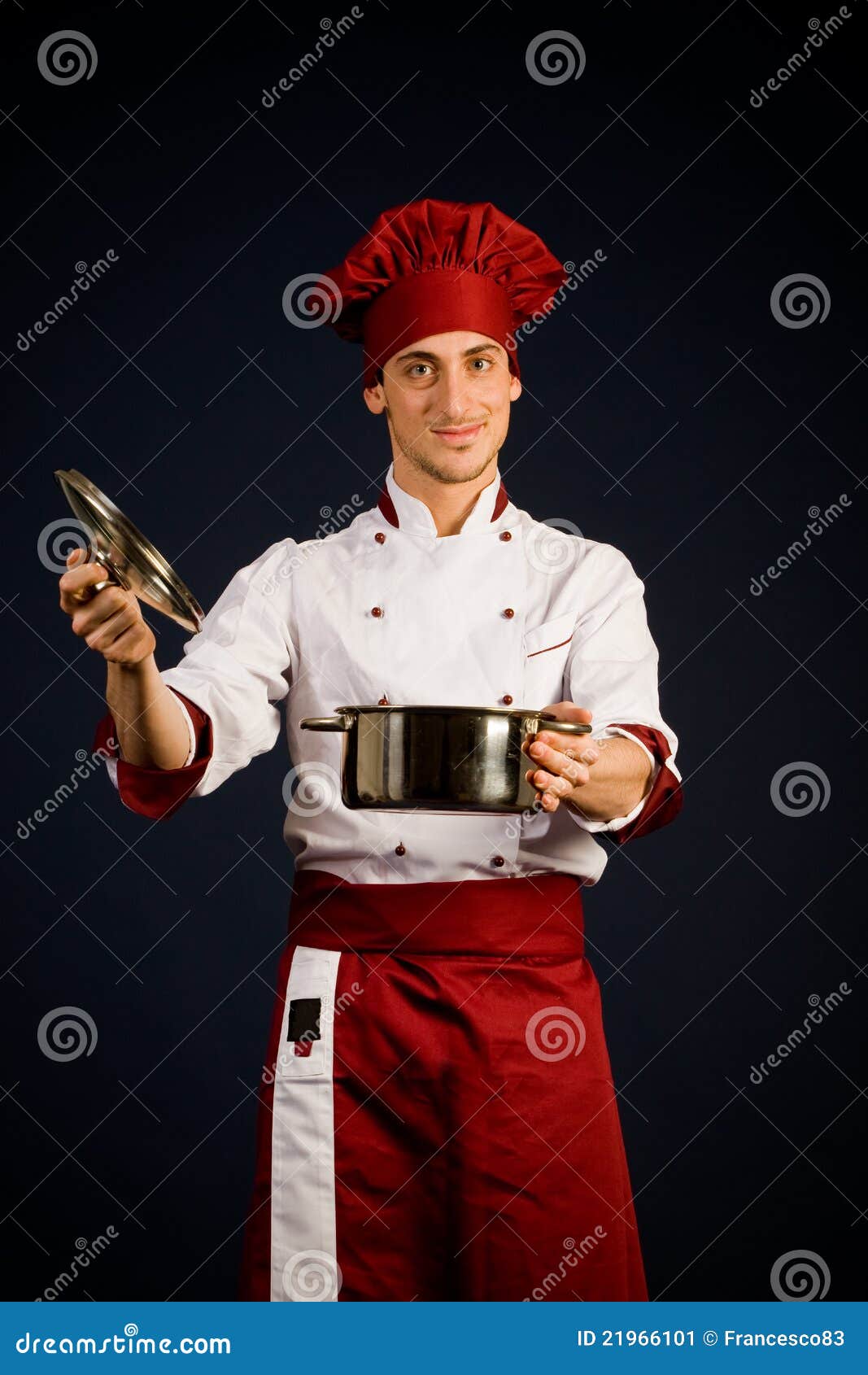 Chef with pot stock image. Image of chef, concept, meal - 21966101
