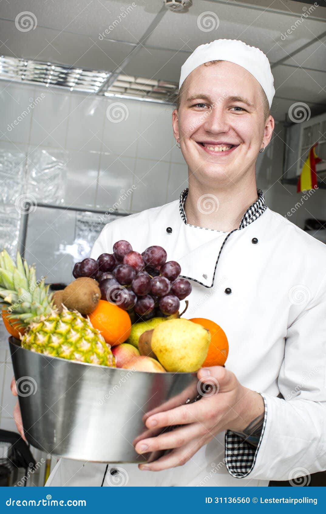 Chef prepares a meal stock photo. Image of catering, male - 31136560