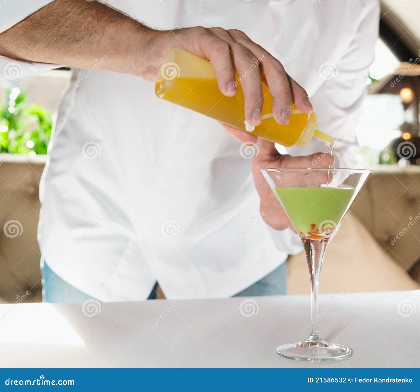 Chef is Preparing Caviar Appetizer Stock Photo - Image of sauce ...